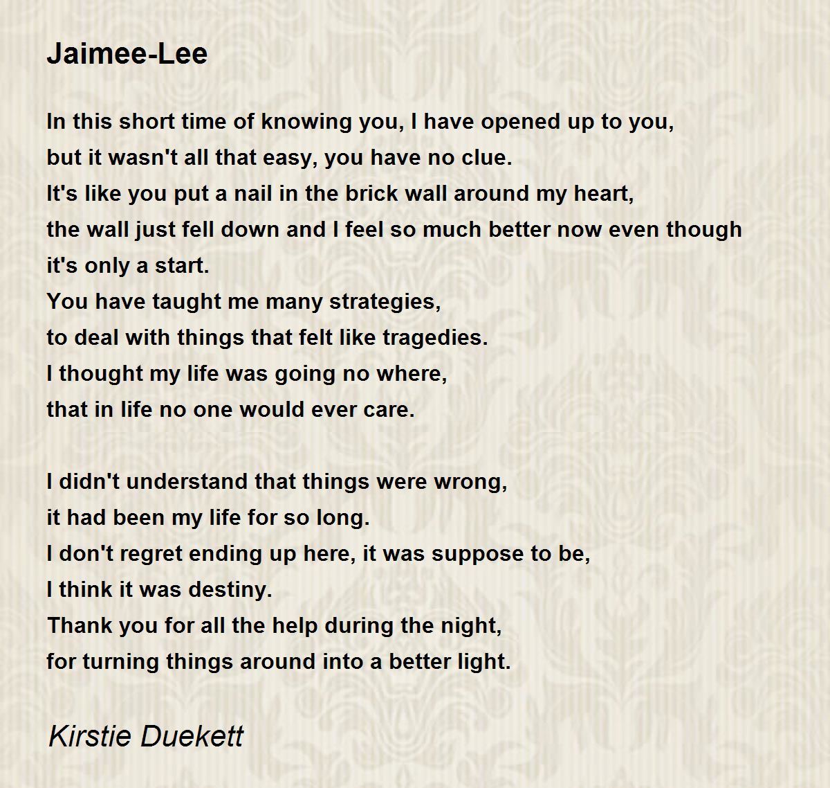 Jaimee Lee's Instagram, Twitter & Facebook on IDCrawl