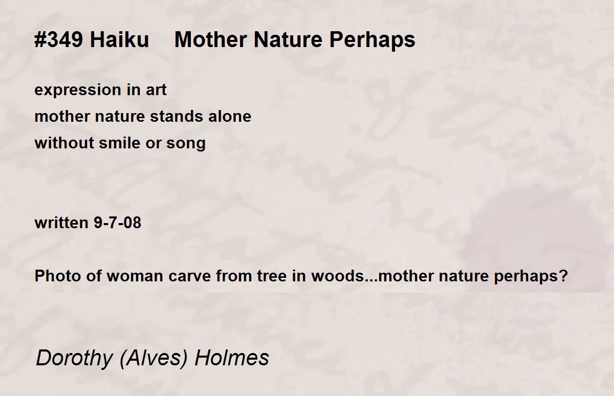 Mom Haiku Poems