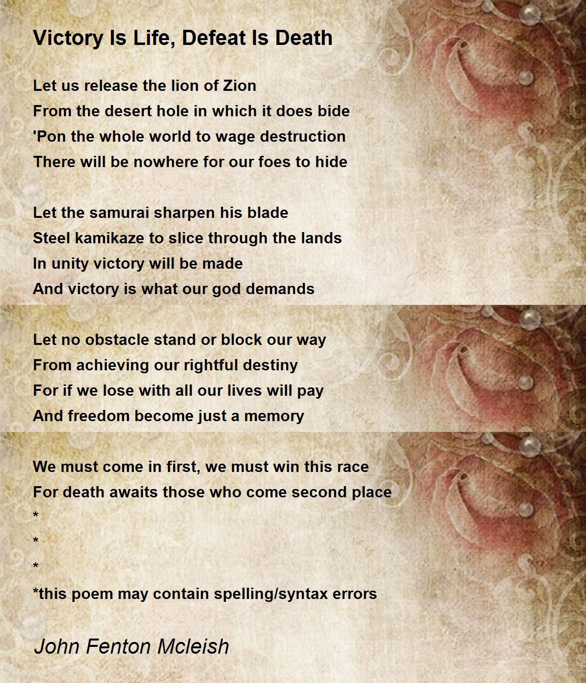 Victory Or Death Quotes