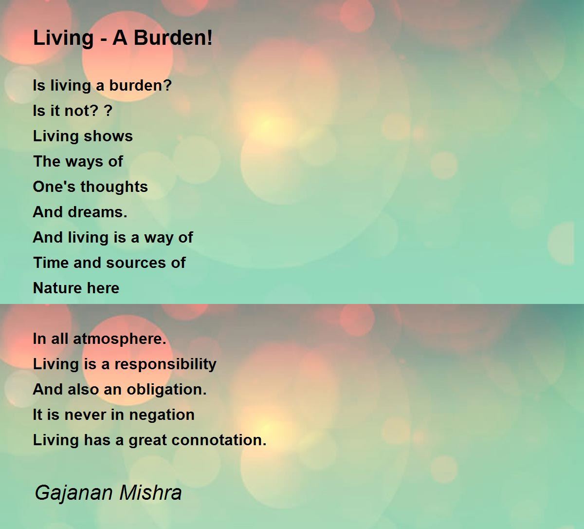 Burden In My Life at Jennifer Lyman blog