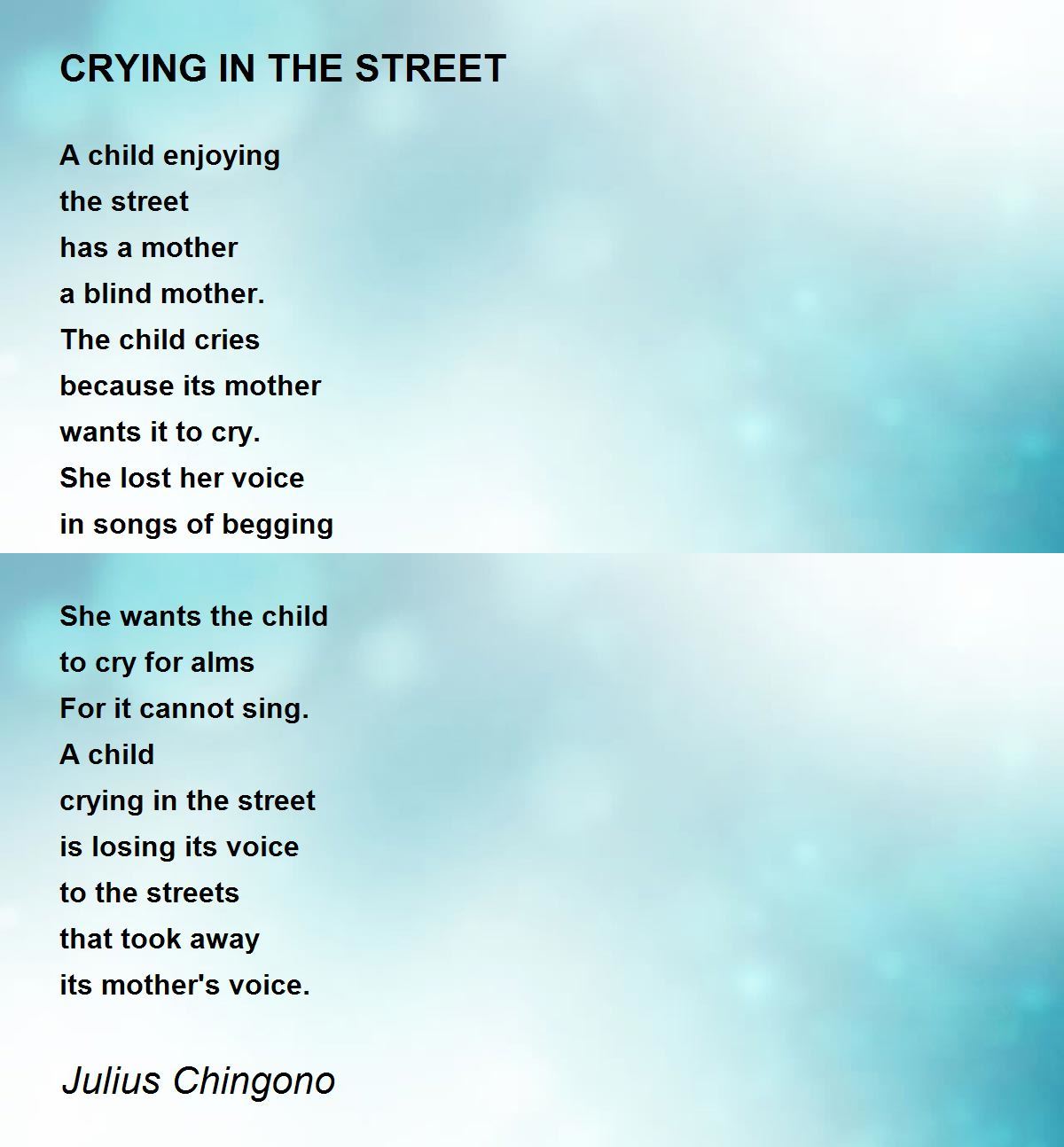 Girl Crying In The Street