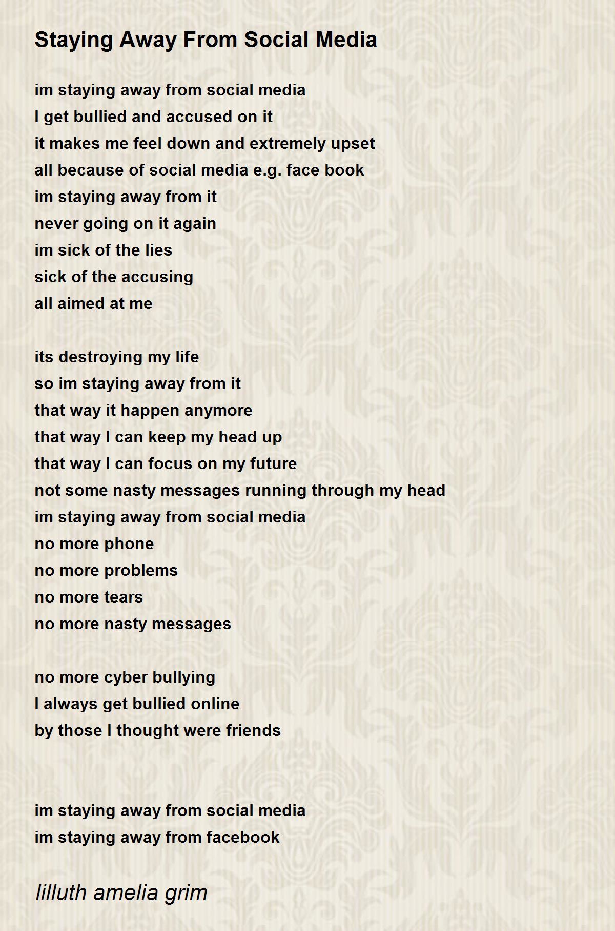 Poems About Social Media