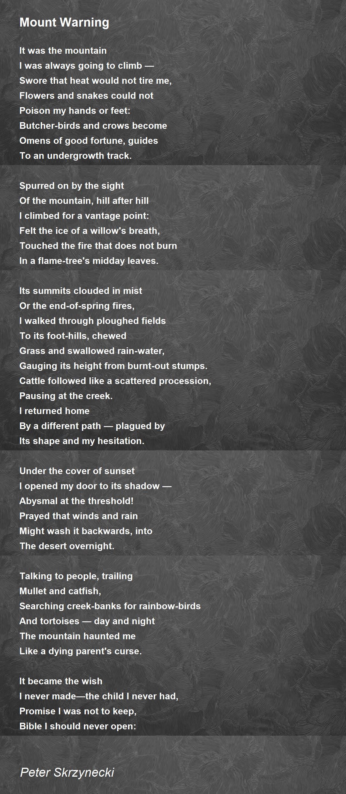 Postcard Peter Skrzynecki Quotes