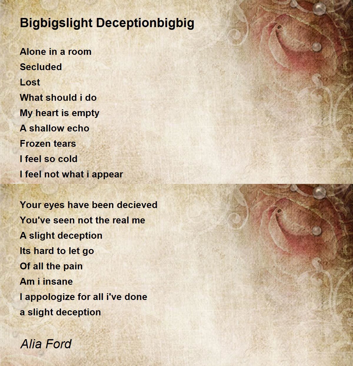 Bigbigslight Deceptionbigbig by Alia Ford - Bigbigslight ...