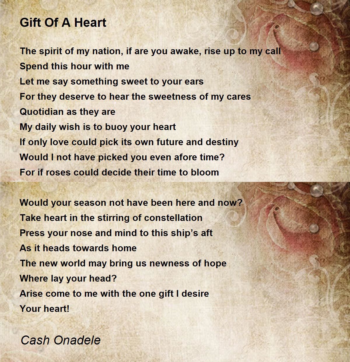 Quotes About Gifts From The Heart Hearts are not had as a gift, But ...