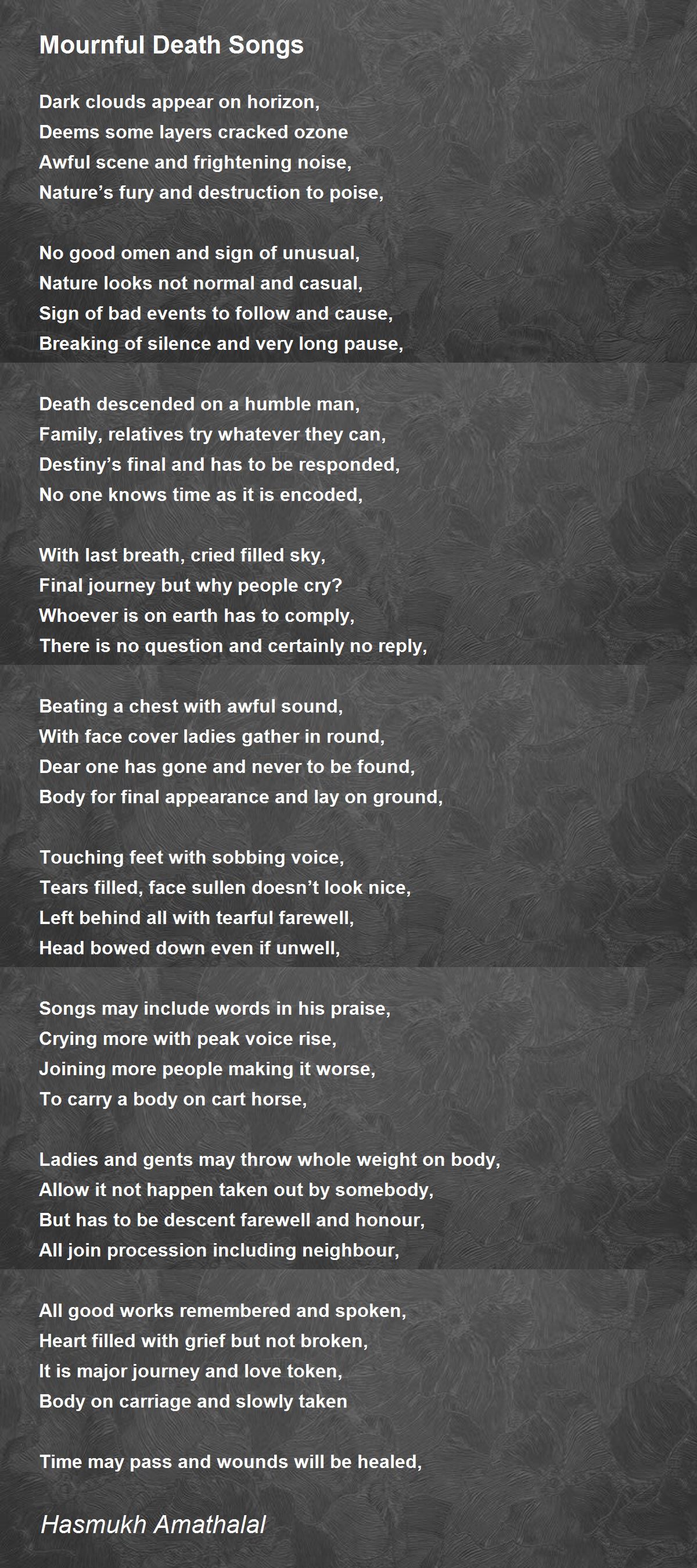 Mournful Poems - Poems For Mournful - Poem Hunter