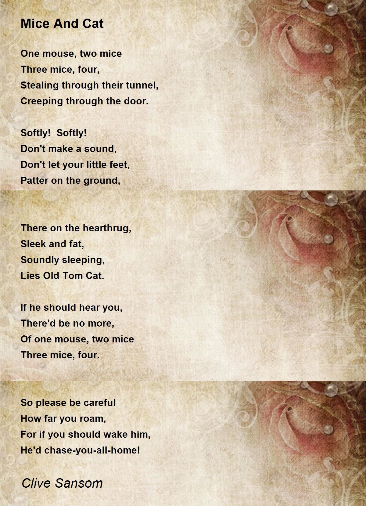 Concrete Poem Mouse at Darrel Ferreira blog