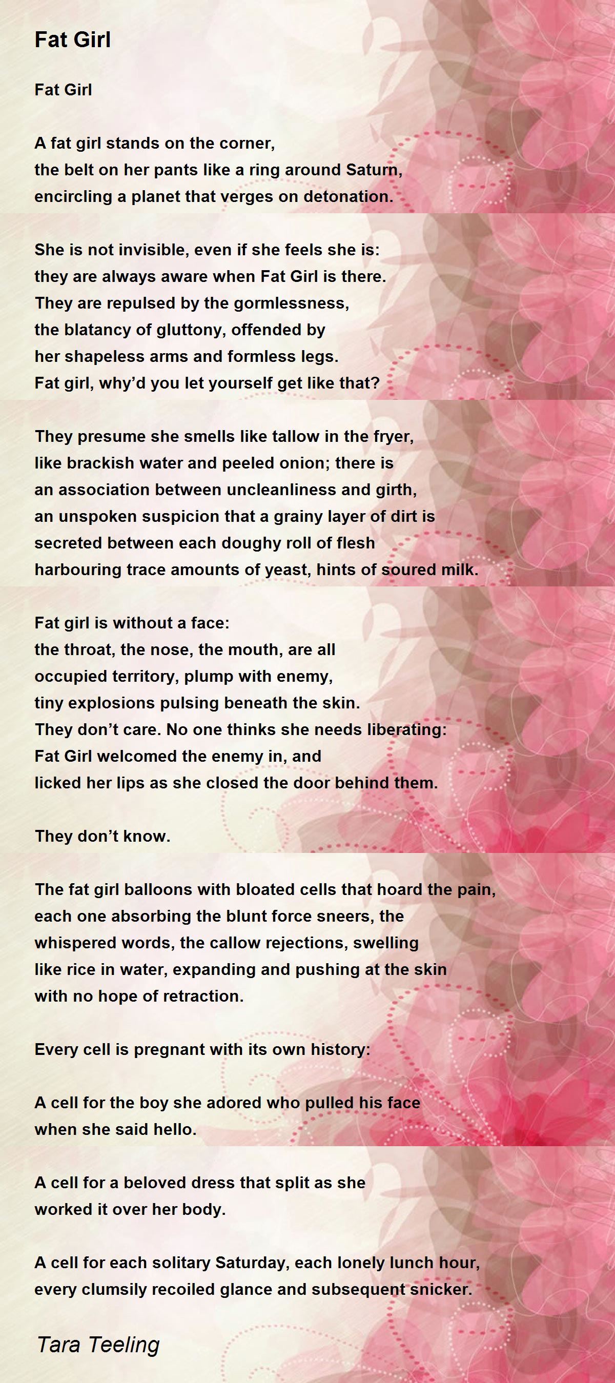 The Fat Girl Short Story Quotes at Mary Eklund blog