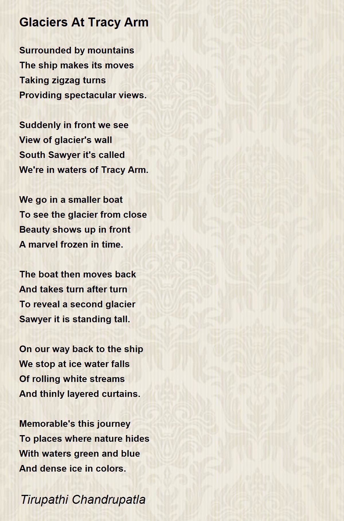 Glaciers At Tracy Arm by Tirupathi Chandrupatla - Glaciers At Tracy Arm ...