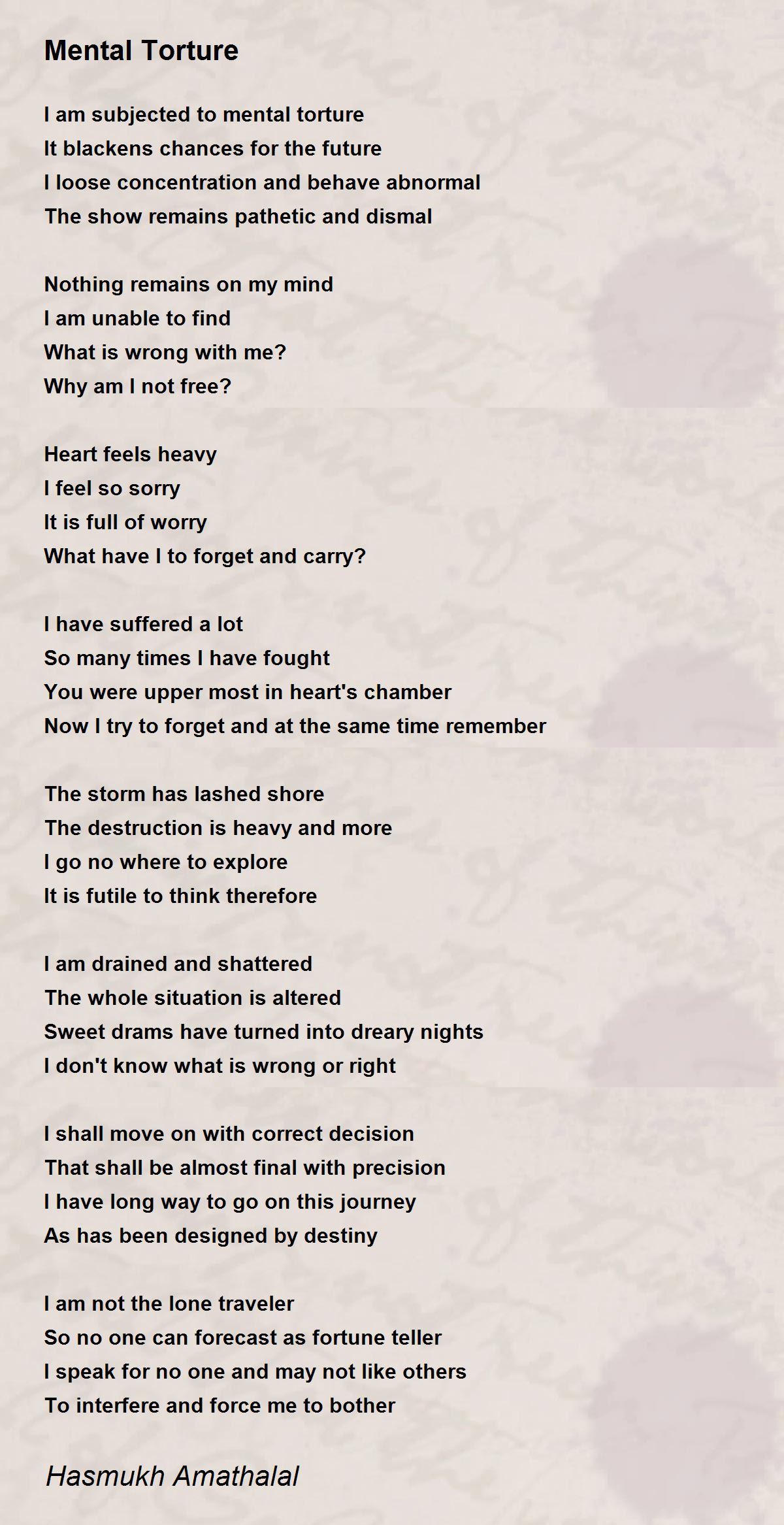 Mental Torture Quotes