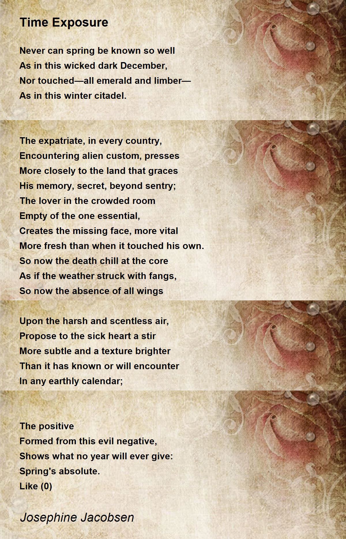 Exposure Poem Key Quotes