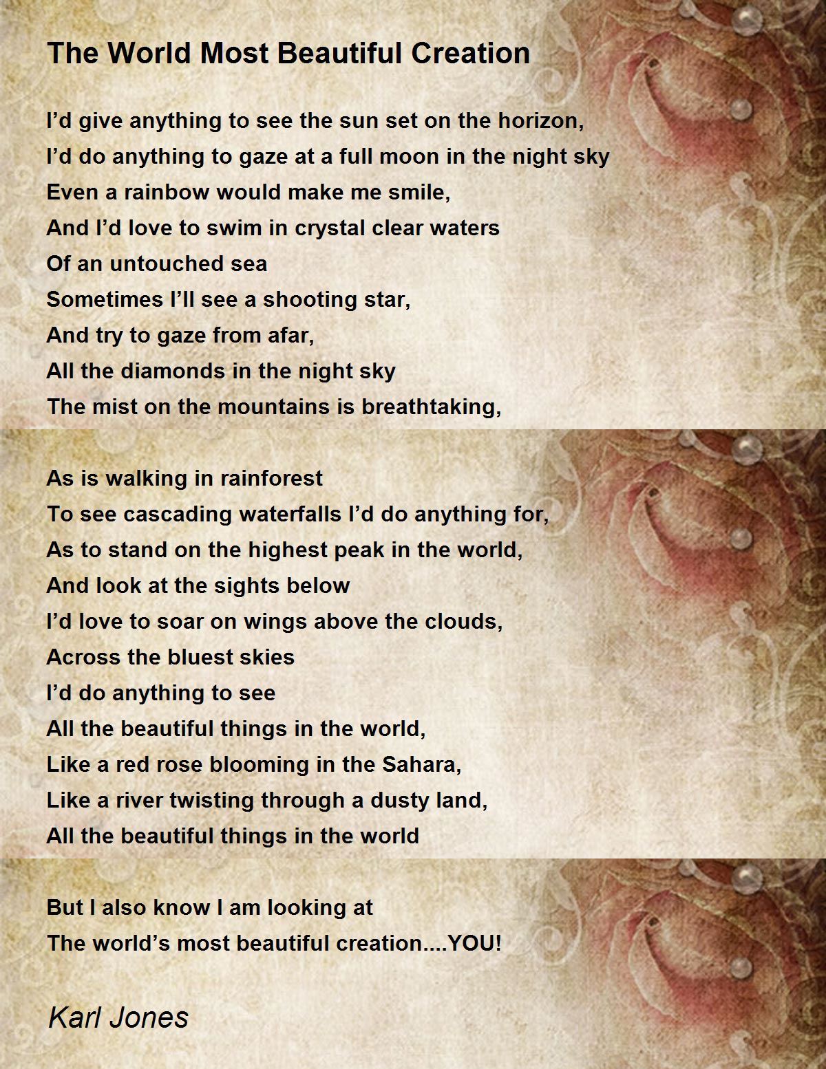 Word For Beautiful Creation at Sandra Karcher blog