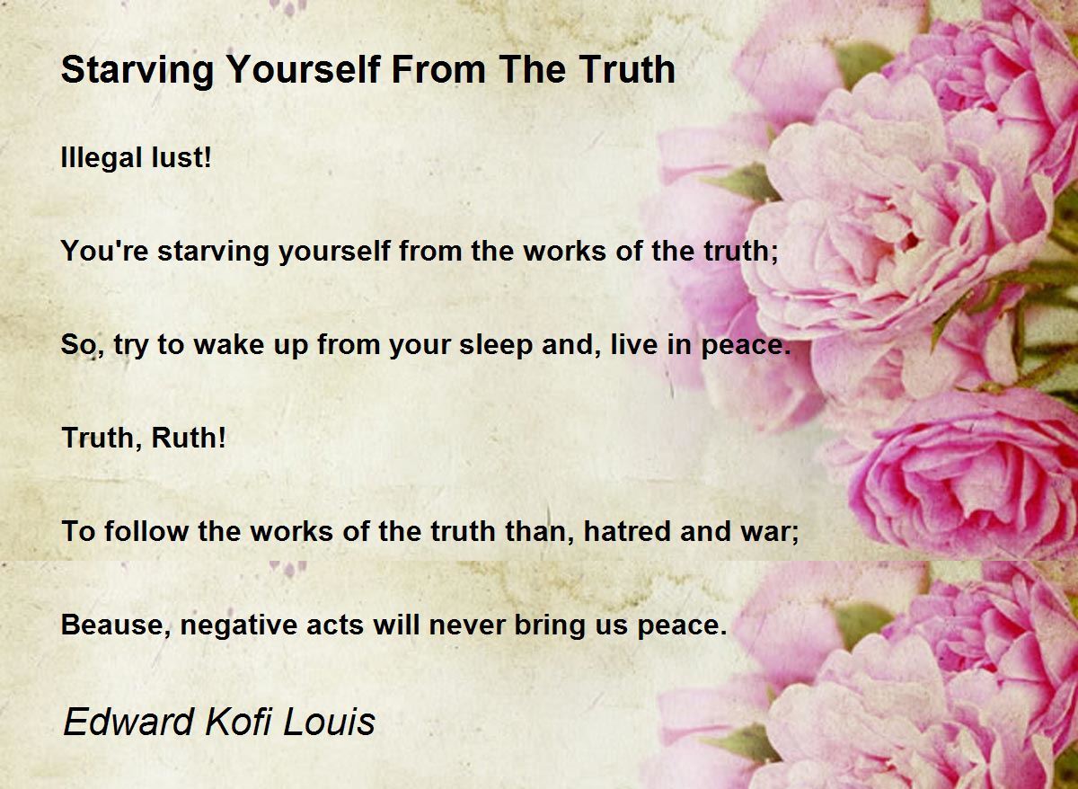 Starving Yourself Quotes