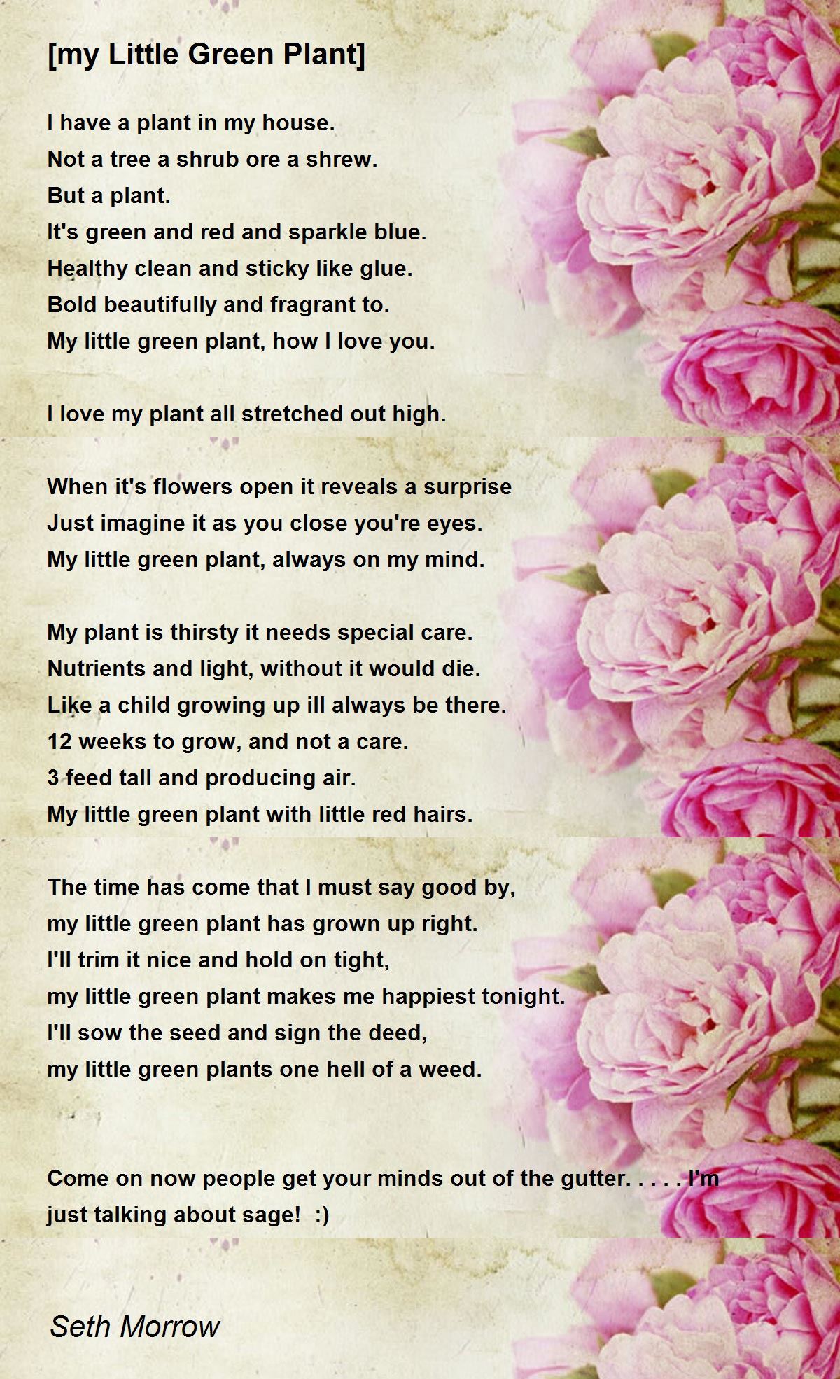 Green Trees Poem at Amy Dieter blog