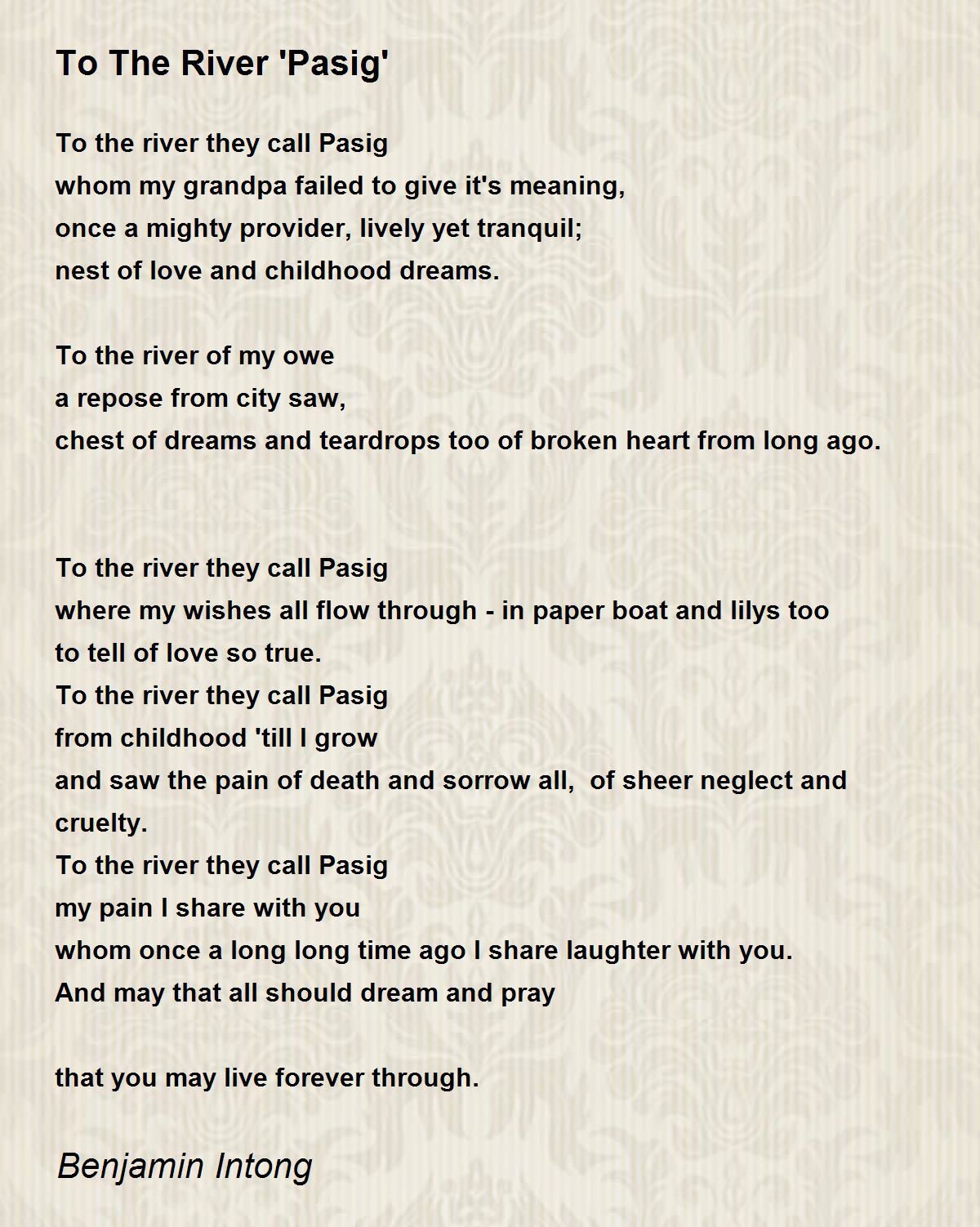 Ilog Pasig Quotes
