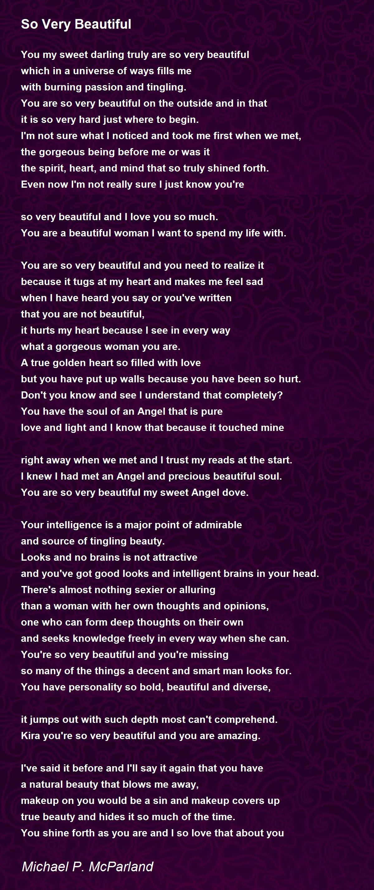You Are Amazing And Beautiful Poem