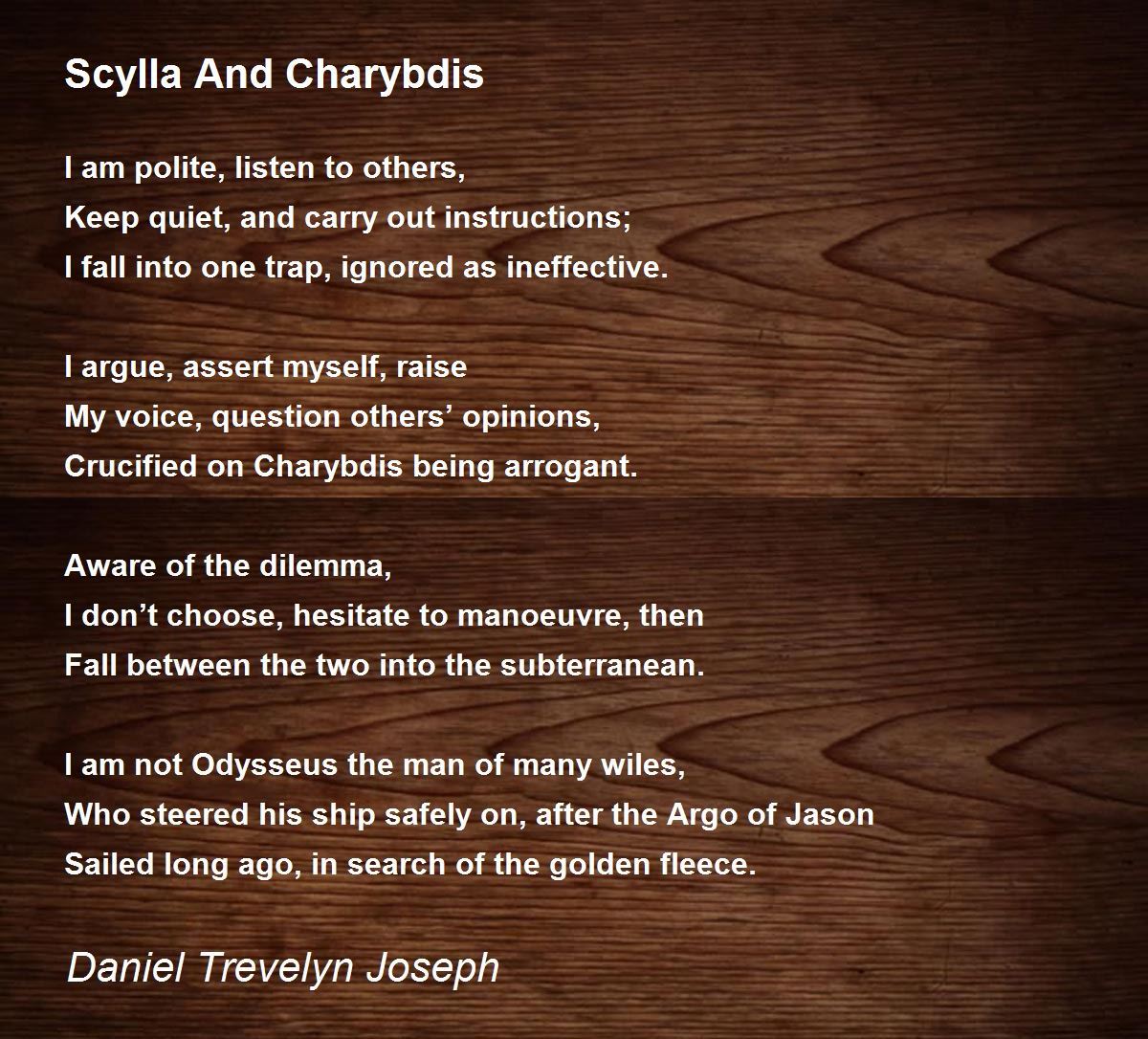 Scylla And Charybdis Quotes