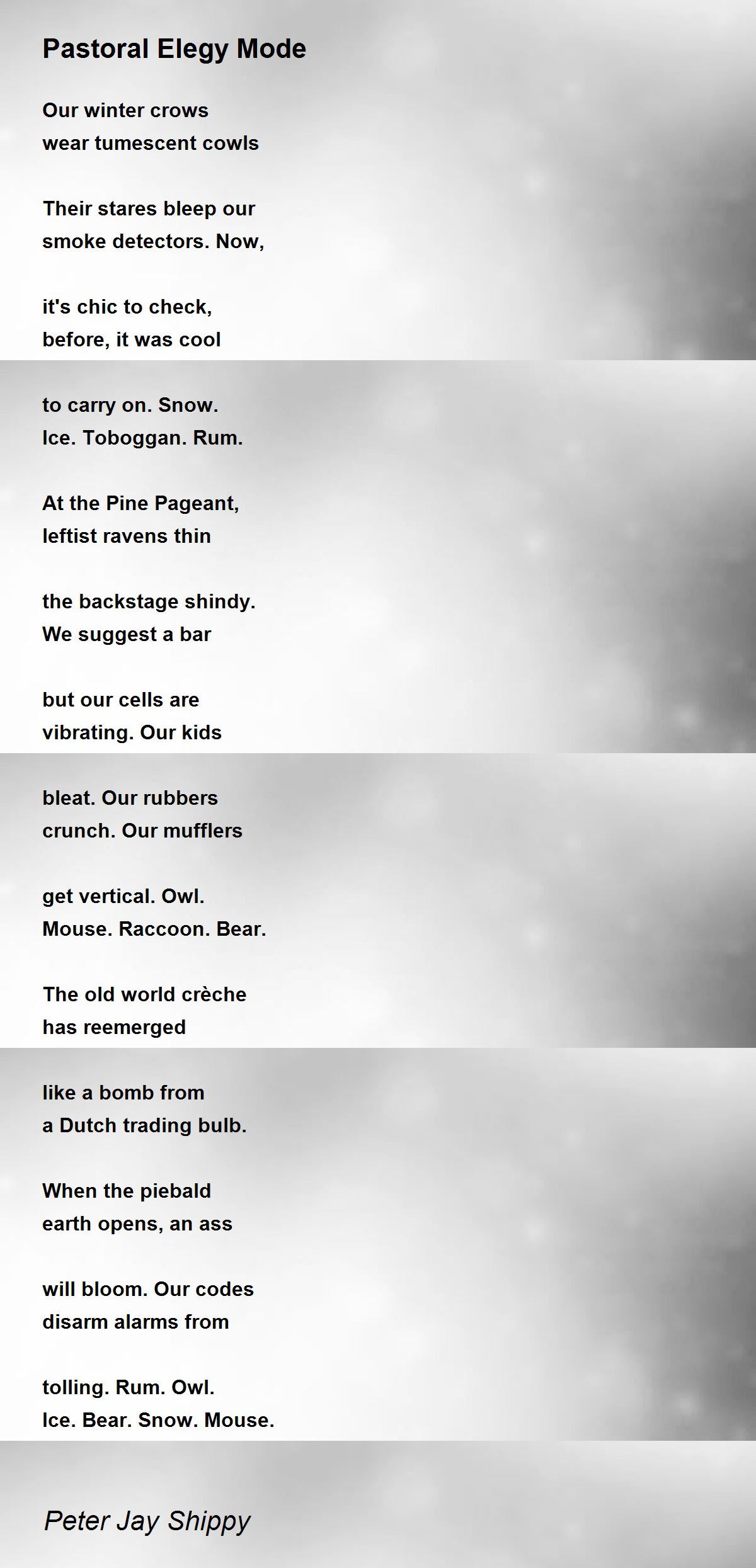 Elegy Poems For Kids