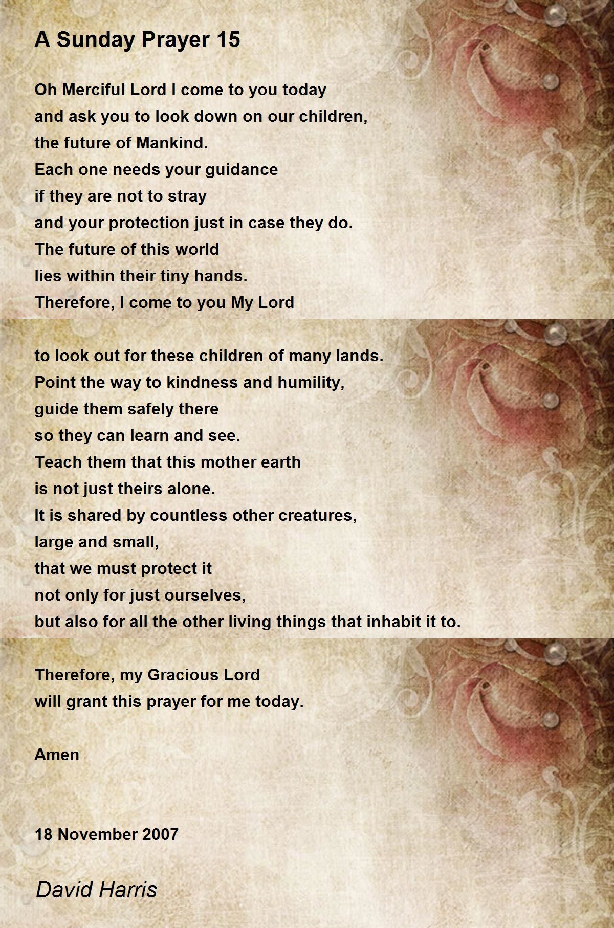 Happy Sunday Poem