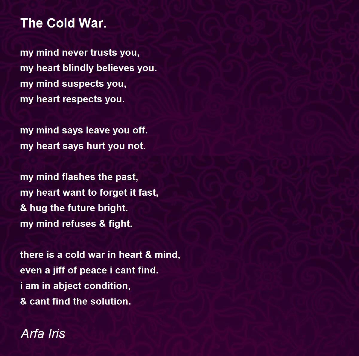 Poems About The Cold War