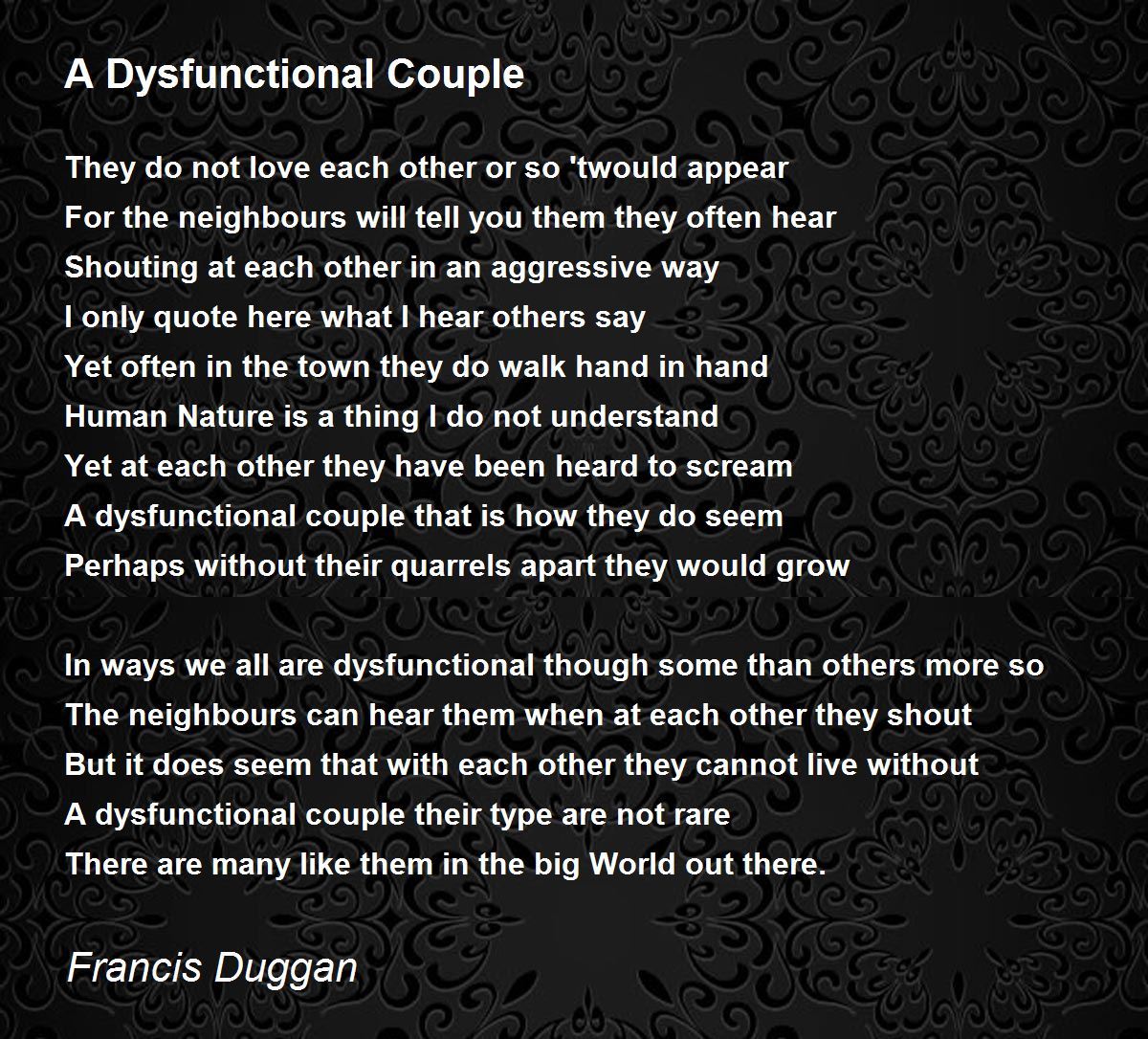 Dysfunctional Couple Quotes