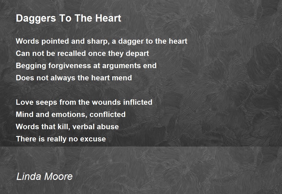 Dagger In Heart Quotes