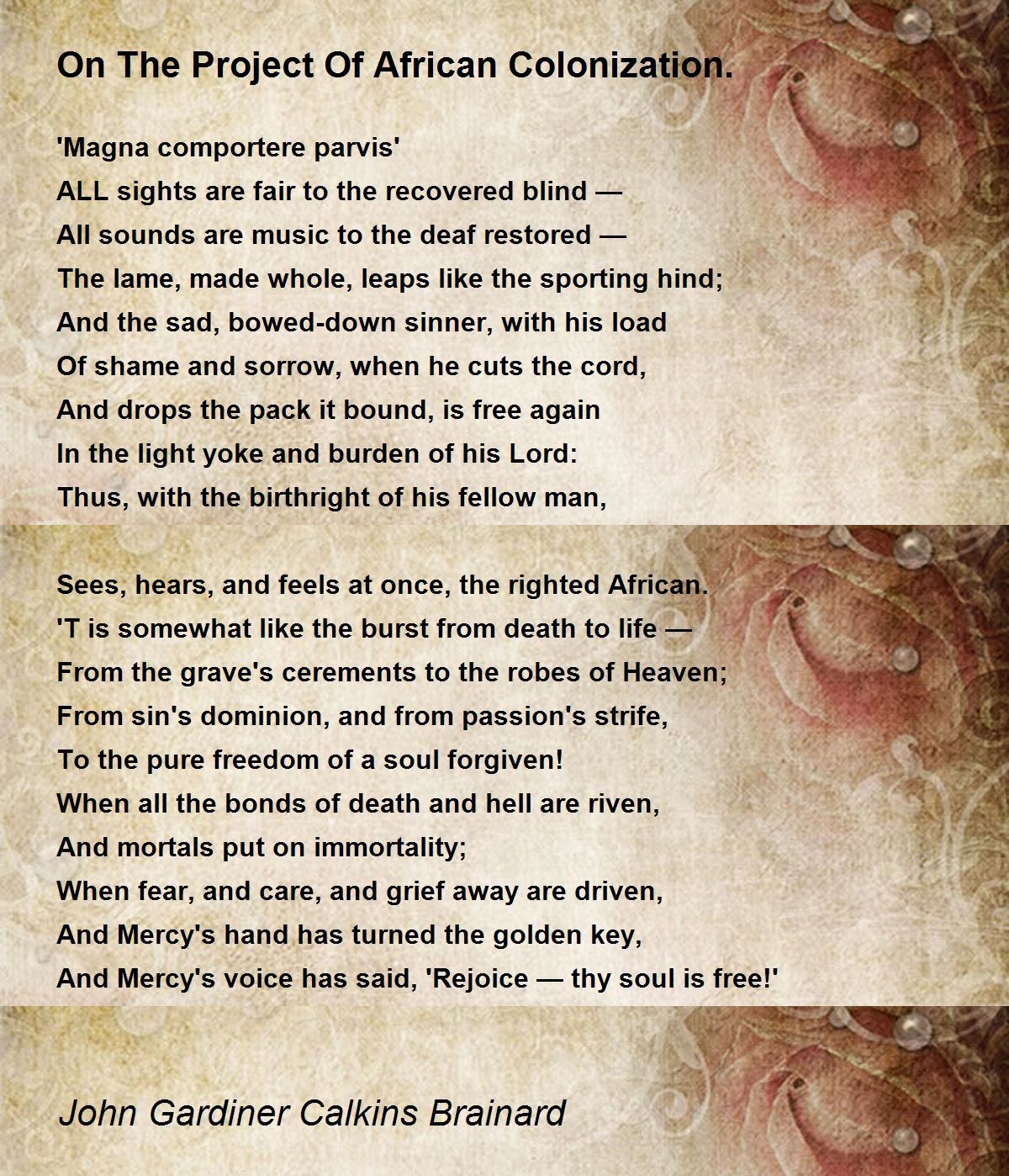 On The Project Of African Colonization. - On The Project Of African ...