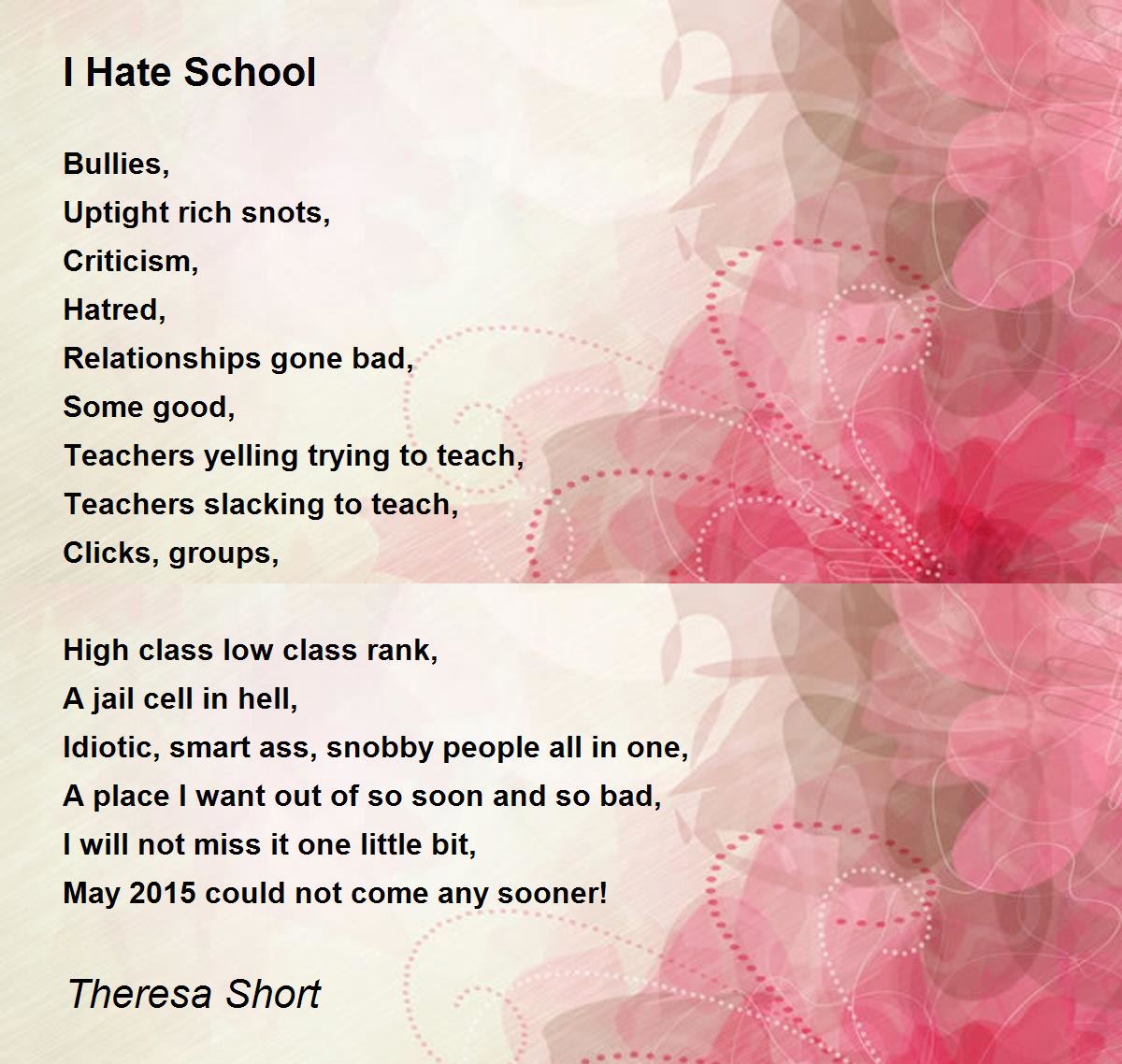 Hate School Quotes