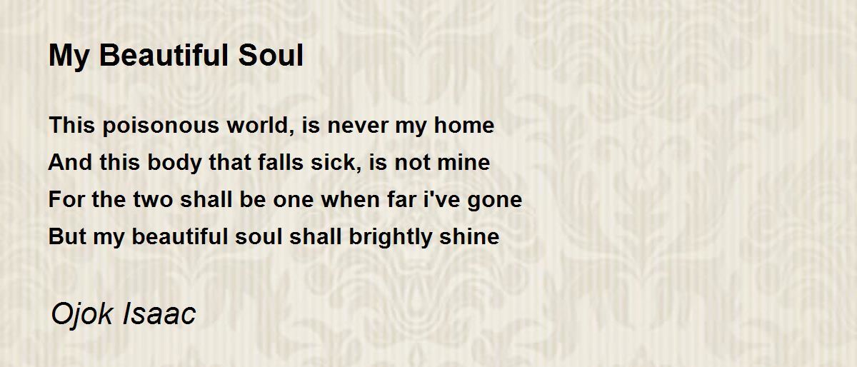 Beautiful Soul In French Translation at Alonzo Godfrey blog