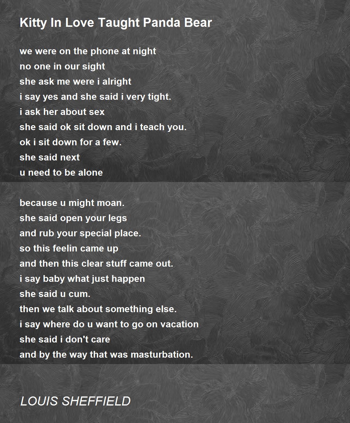 Poem Panda Bear | Sitedoct.org