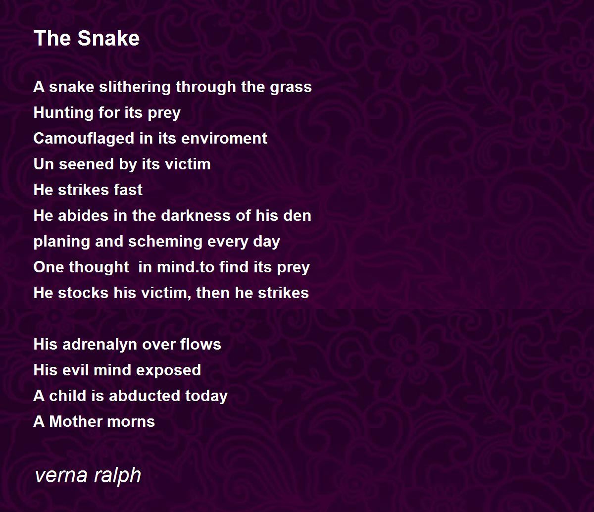 Rainbow Snake Poem , James Donnelly Poetry – MVFG