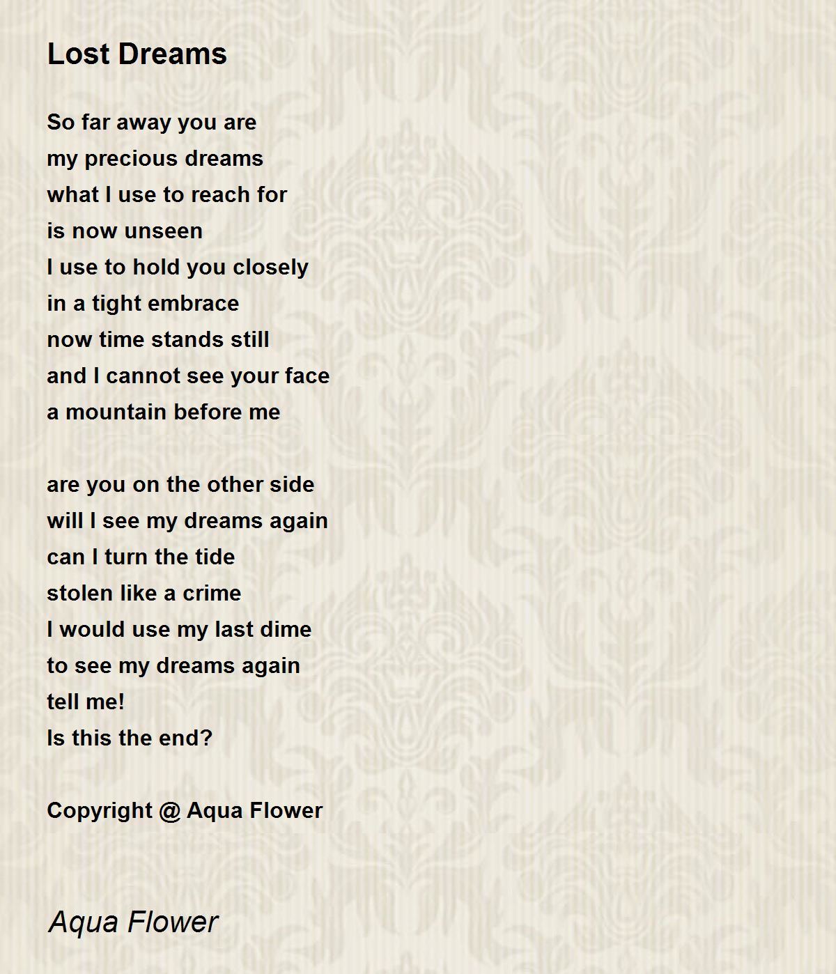 Dream Lost Quotes