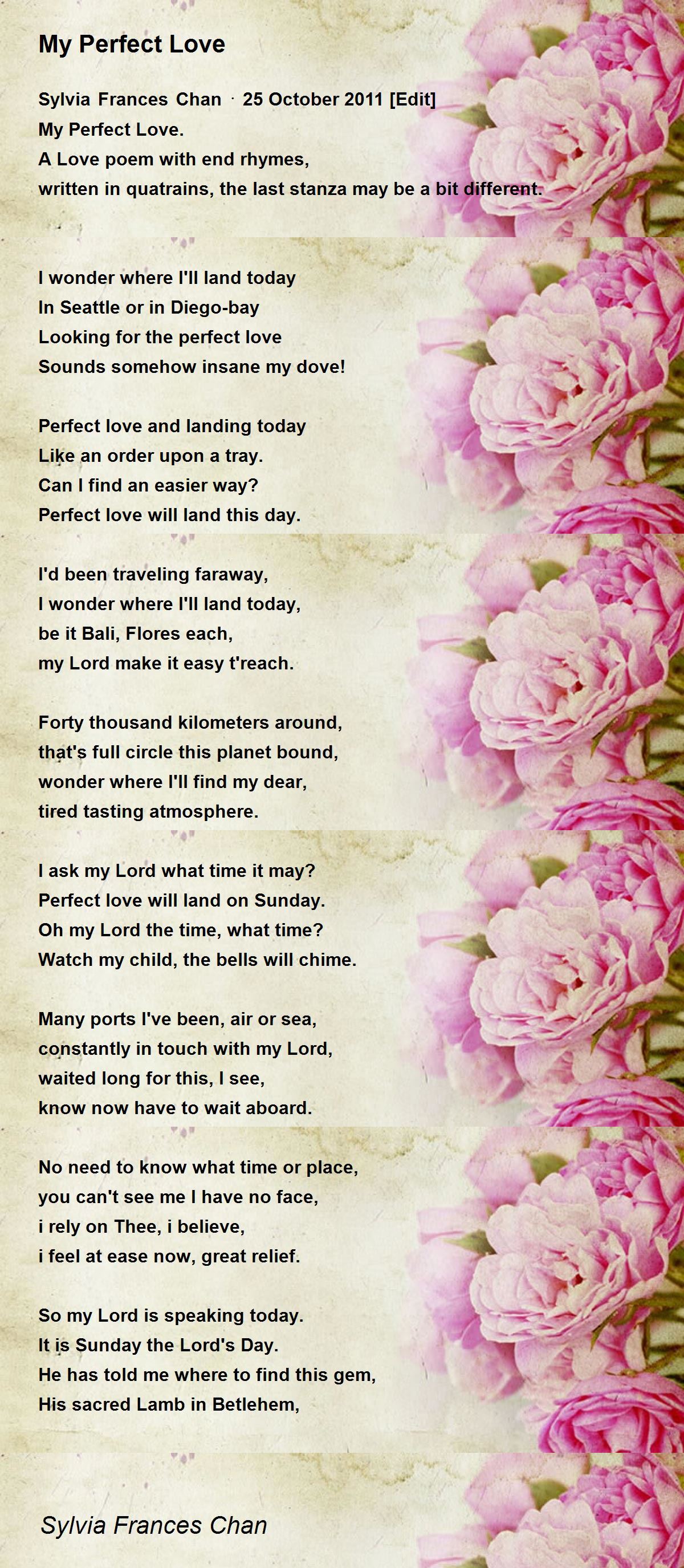 You My Perfect Poem Gsspoetry