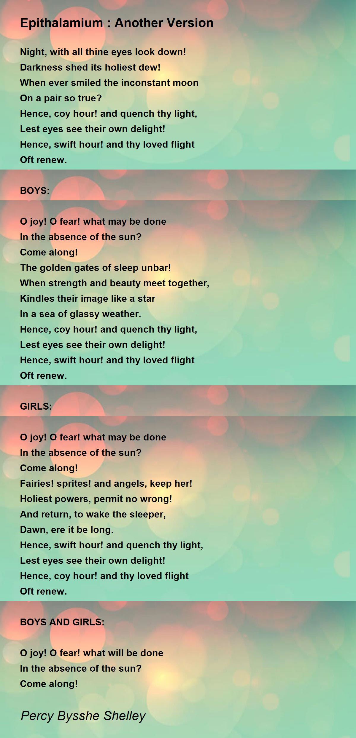 Adonais Shelley Quotes