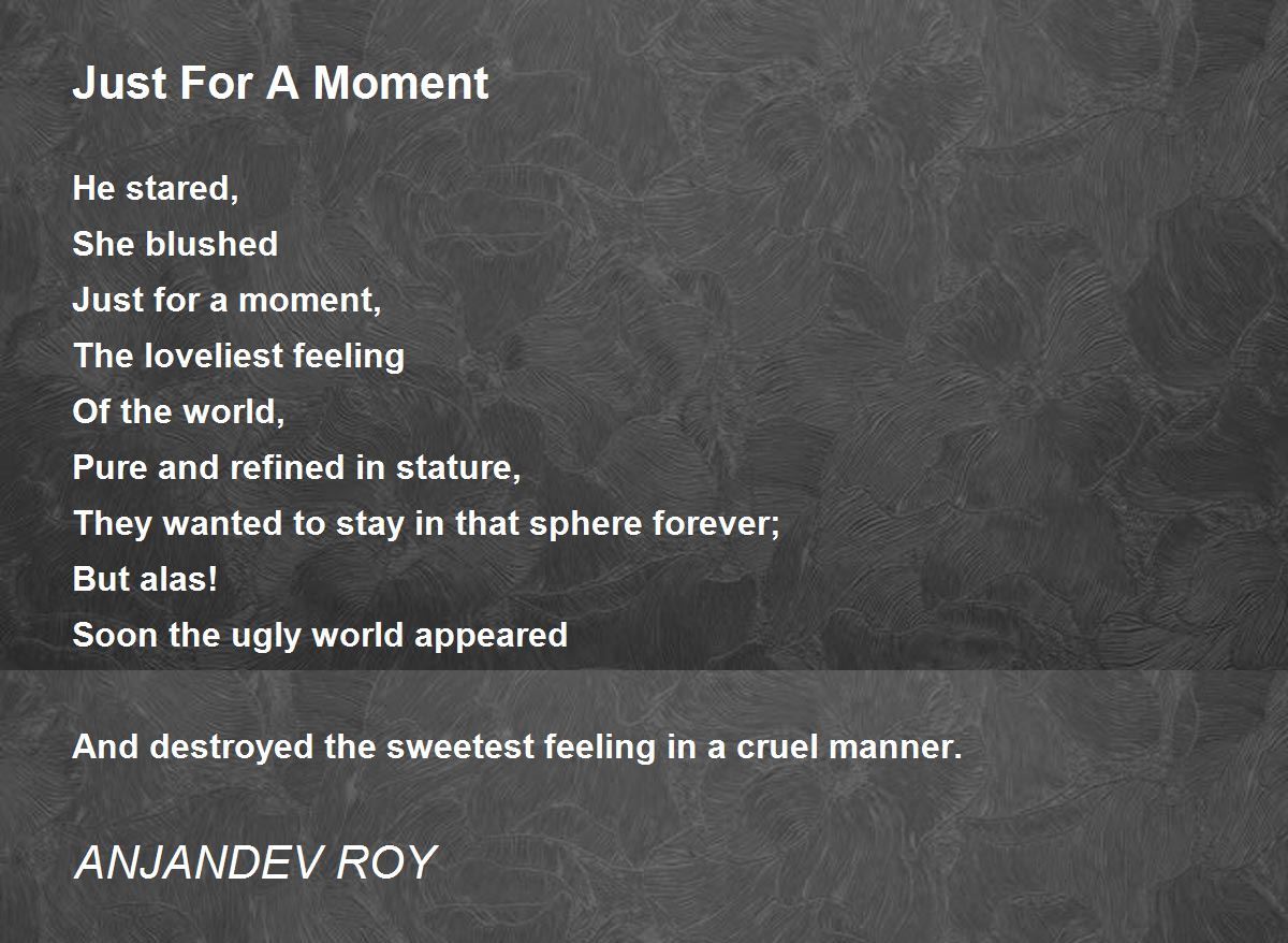 Poems About Time Moments at Francis Snyder blog