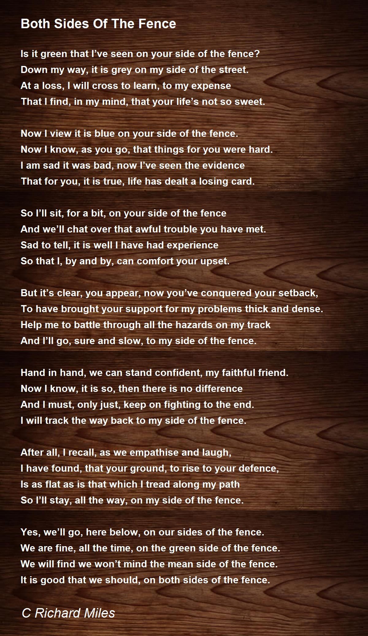 Jesus Both Sides Of The Fence