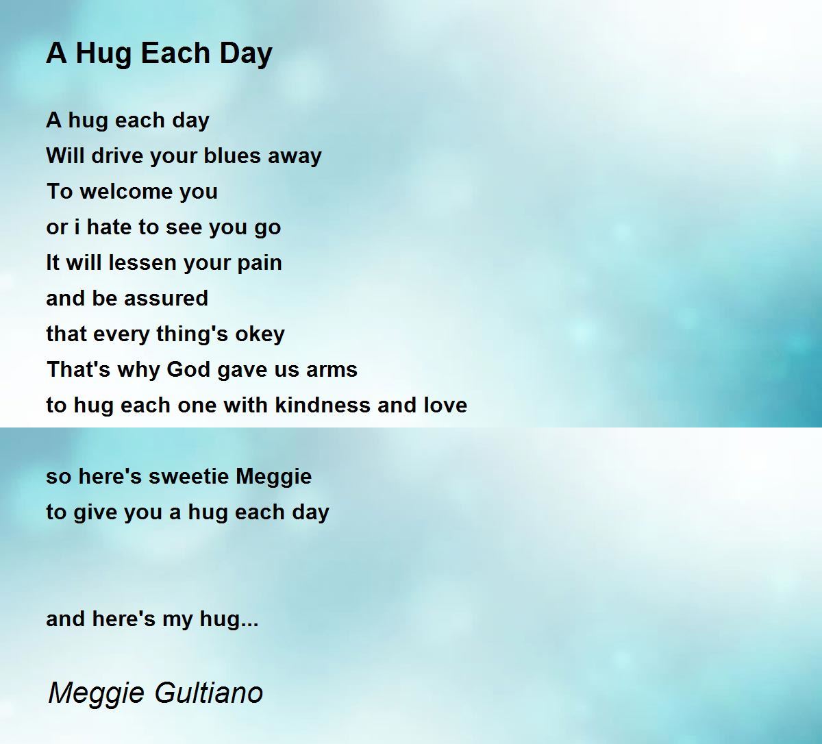 Hugs Poems Quotes