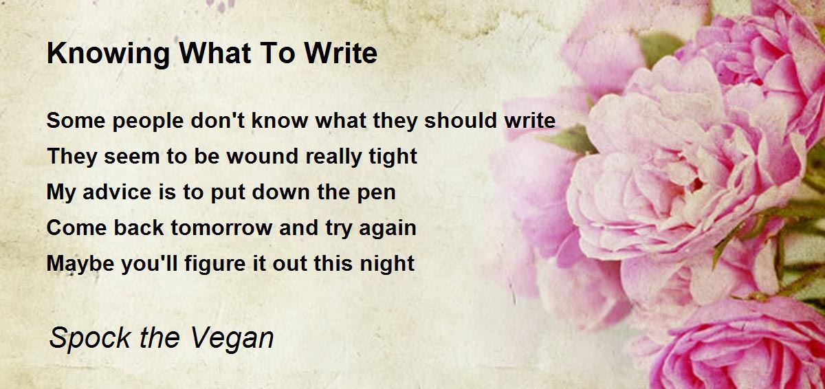 Tommy raskin vegan poetry - Asloassist