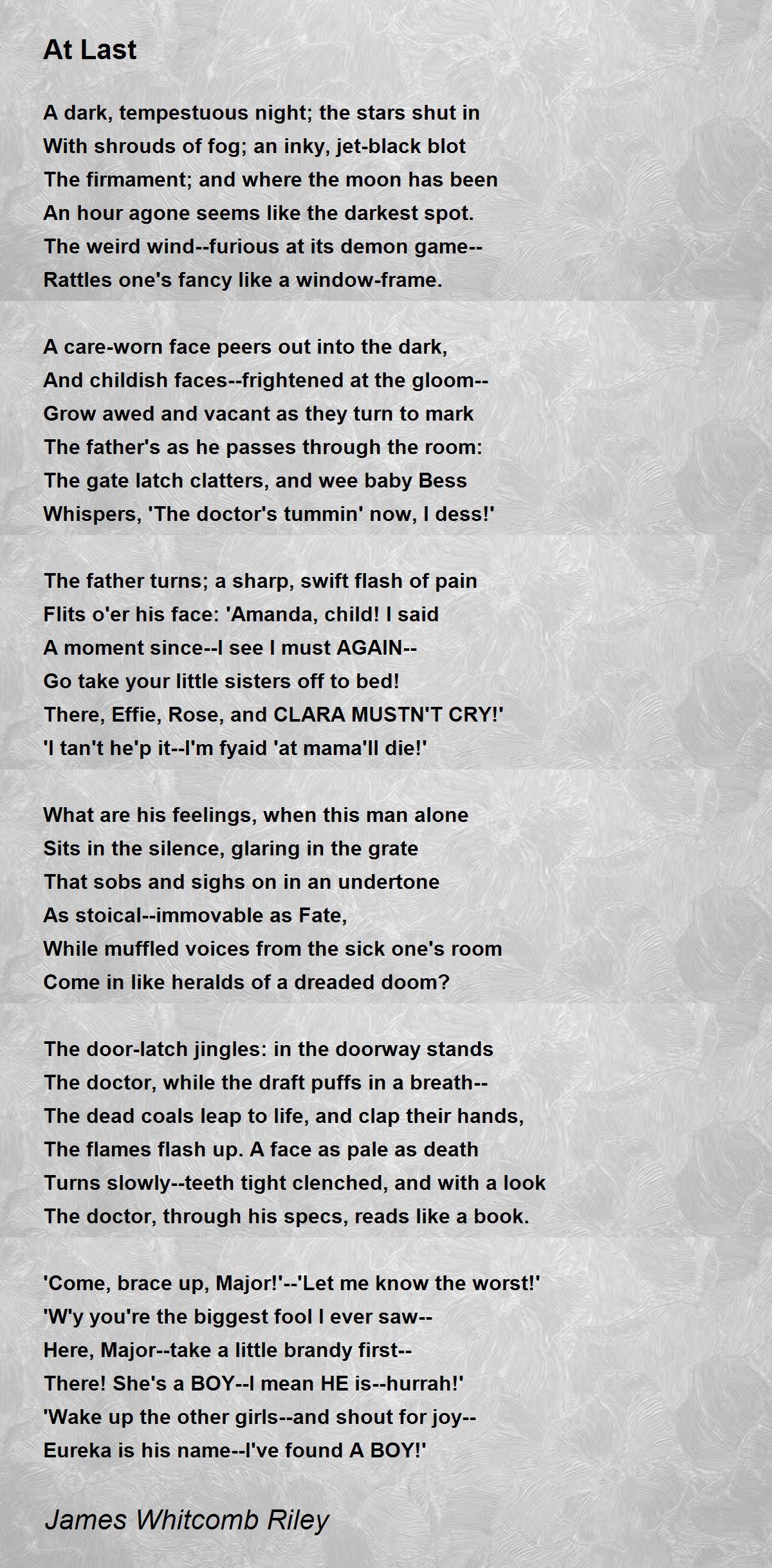 It39sgotto Be Poem By James Whitcomb Riley Poem Hunter