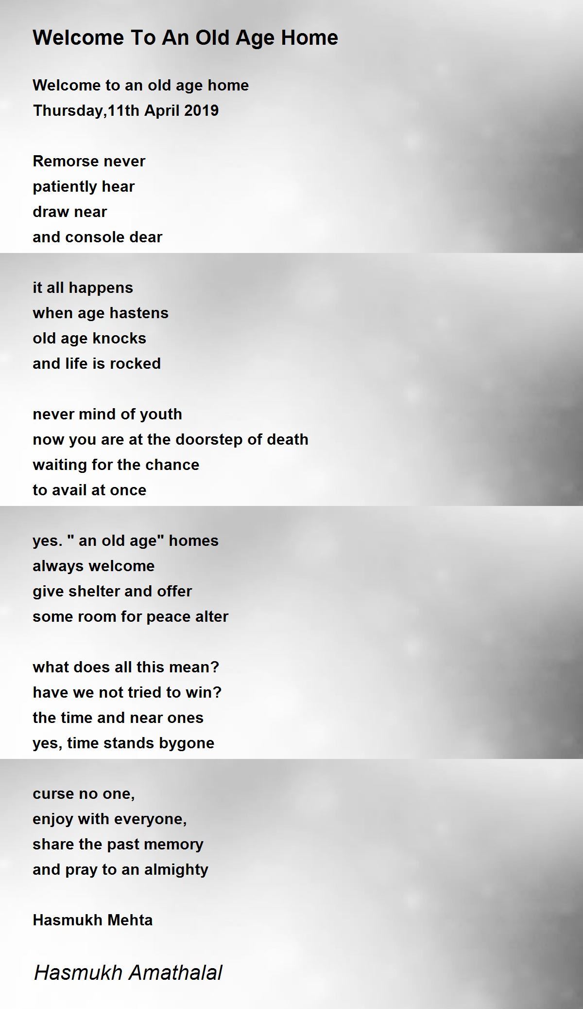 Poems About Houses And Homes