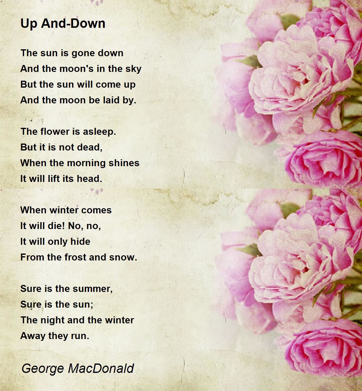 Up And-Down - Up And-Down Poem by George MacDonald