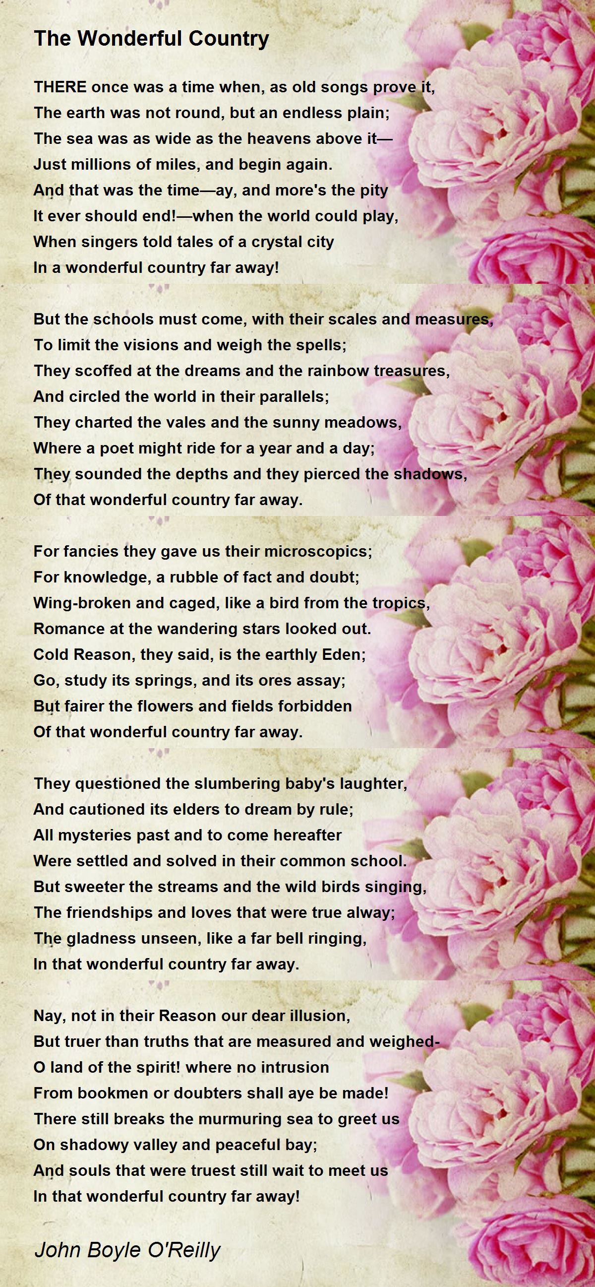 Poems About The Country