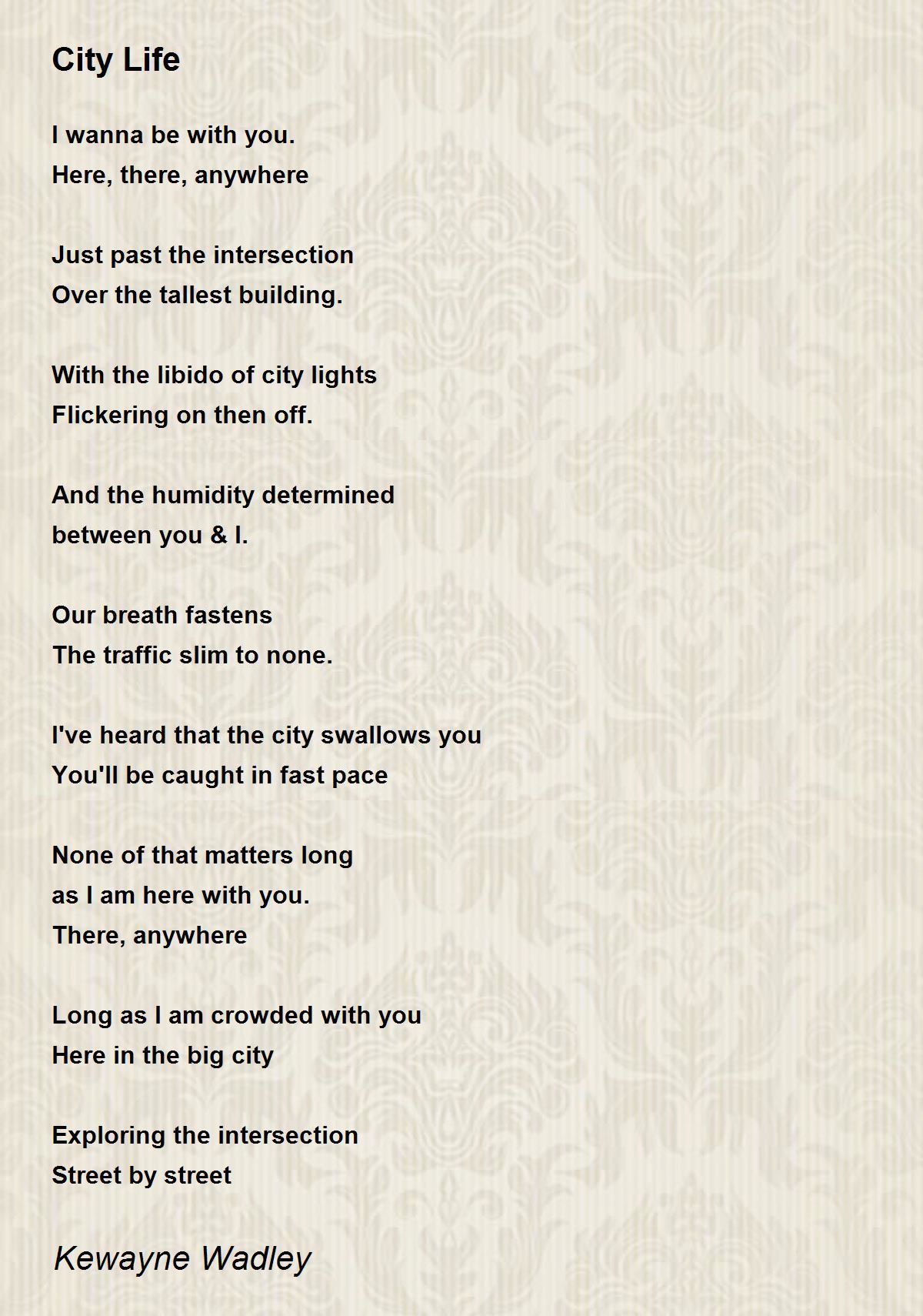 City Lights At Night Poem at Diane Rearick blog