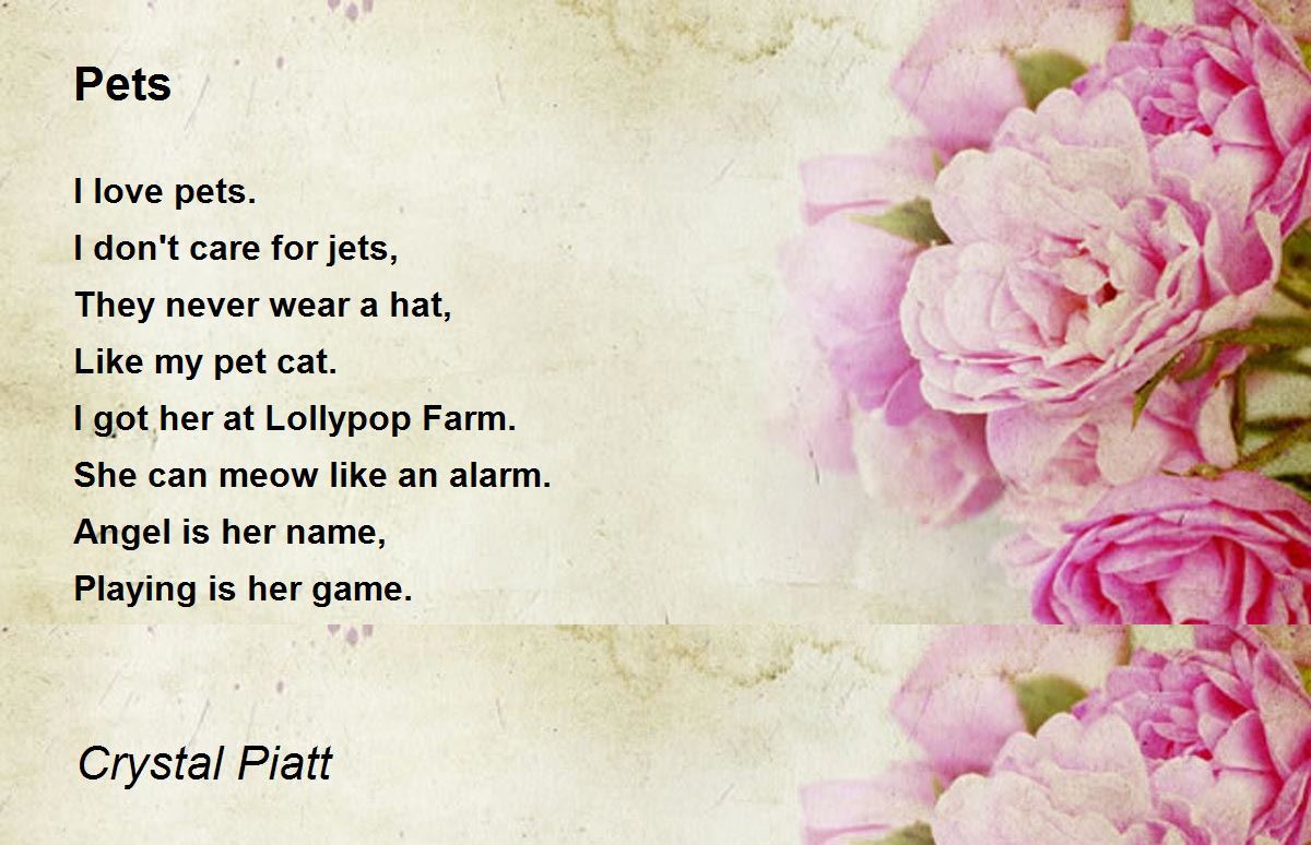 Pets - Pets Poem by Crystal Piatt