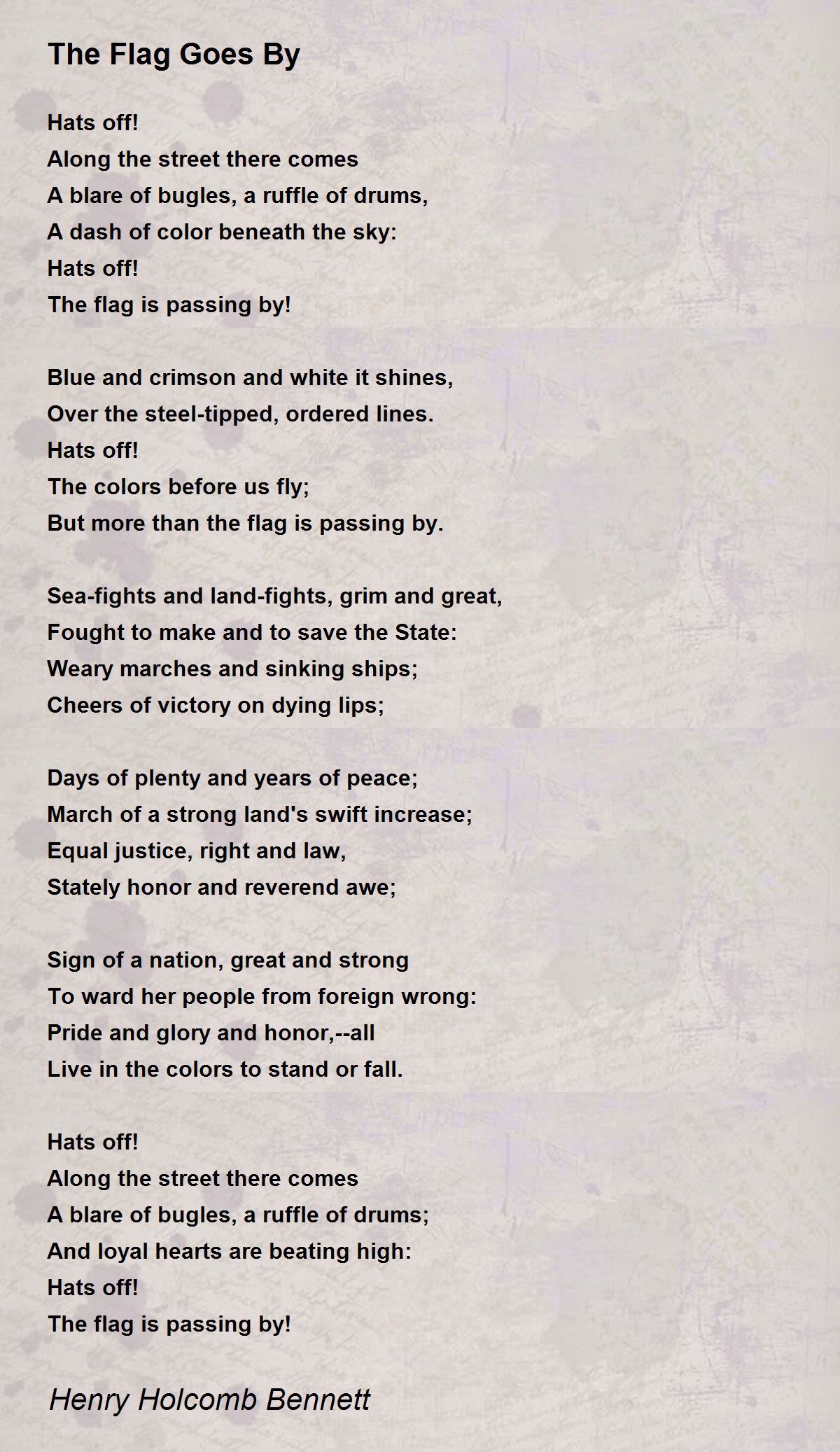 Poems About The Flag
