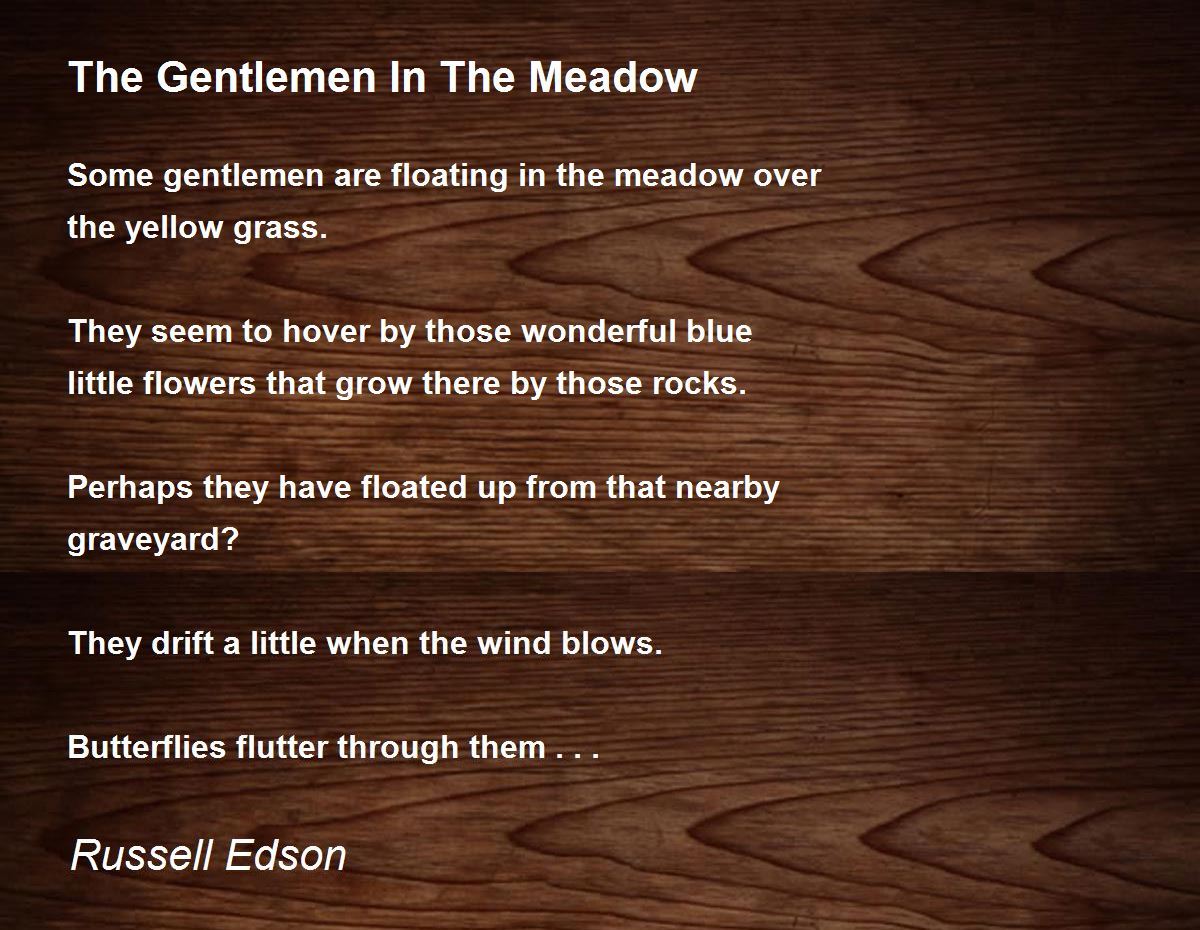 Gentlemen Quotes And Poems