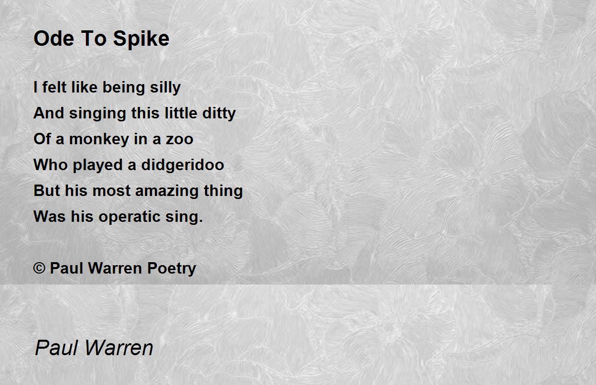 An Ode To Spiky