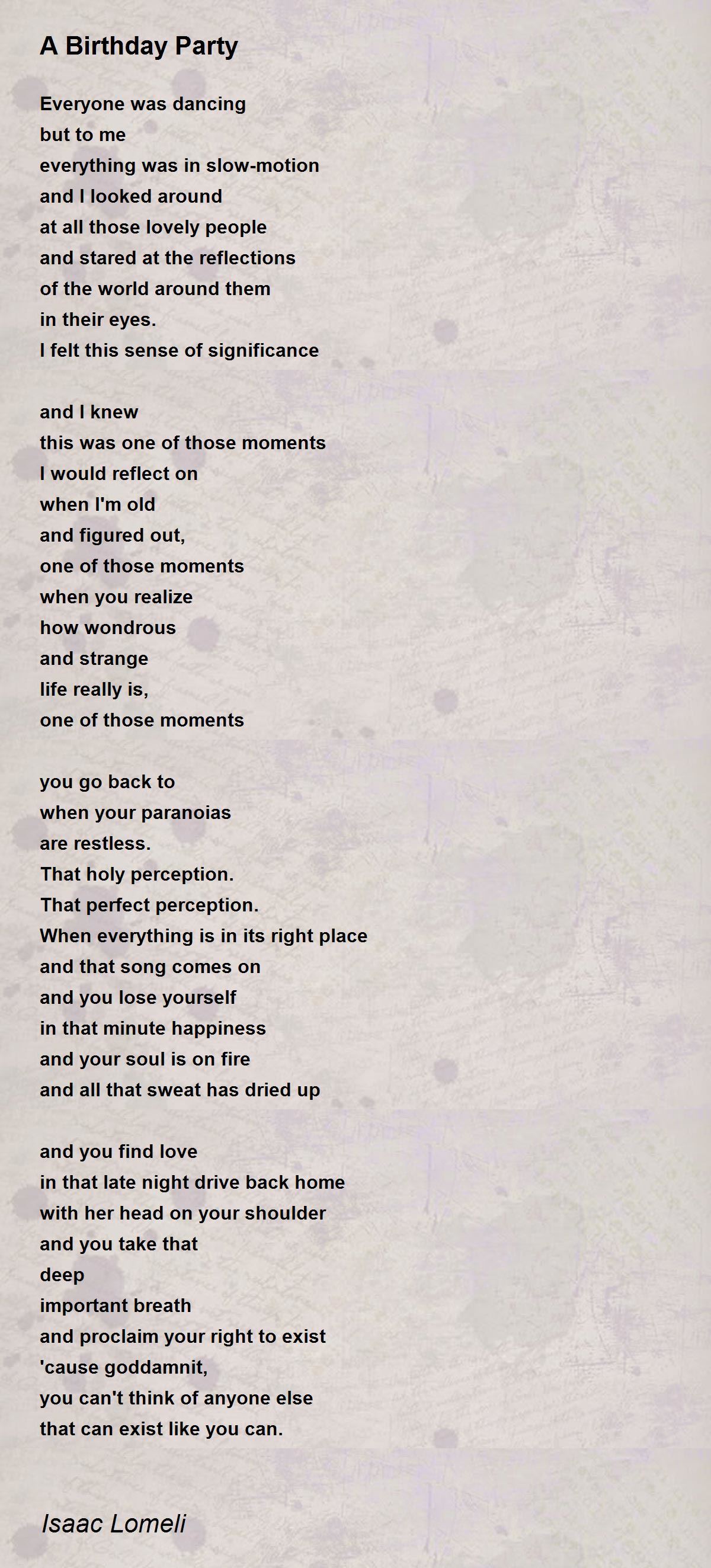 Poems About Partying Life Is A Party | Veerle's Blog 4.0