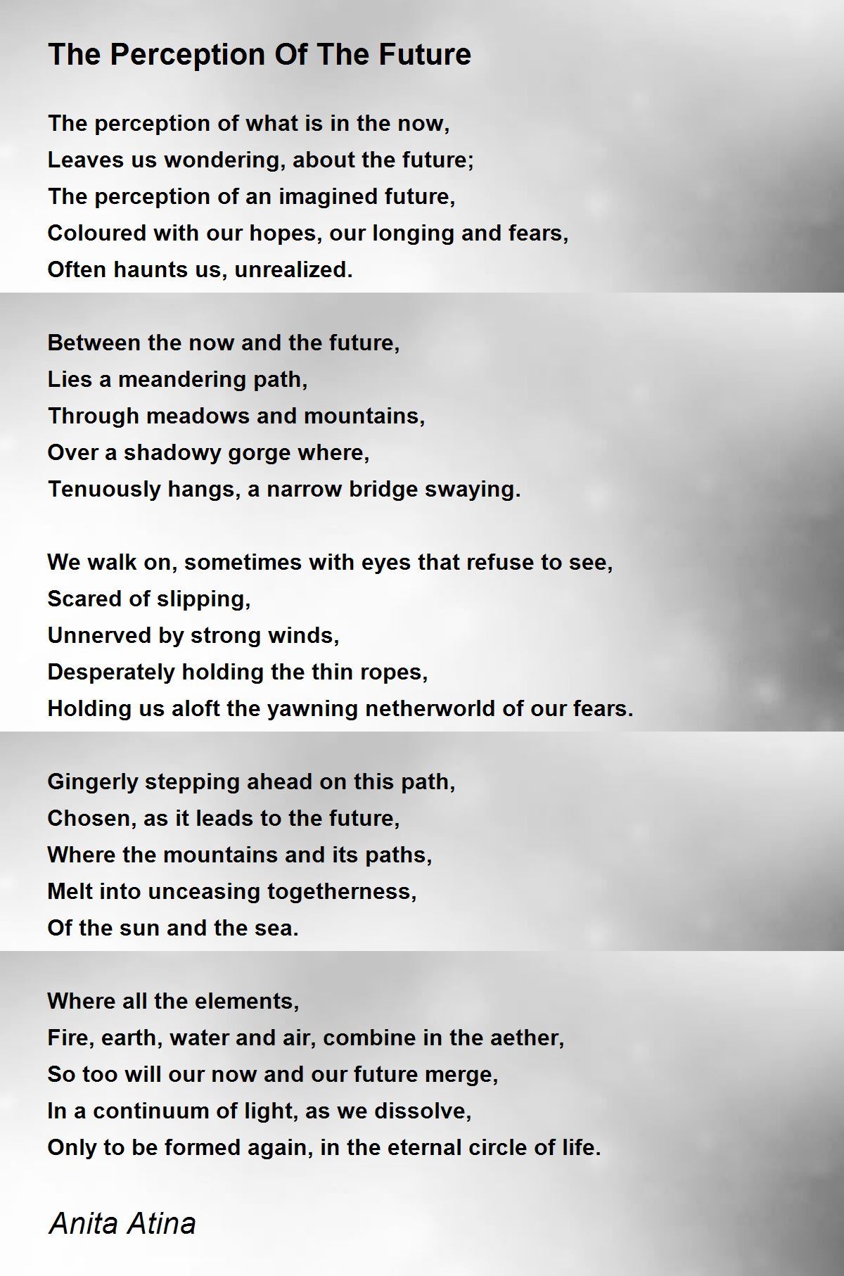 The Perception Of The Future by Anita Atina - The Perception Of The ...