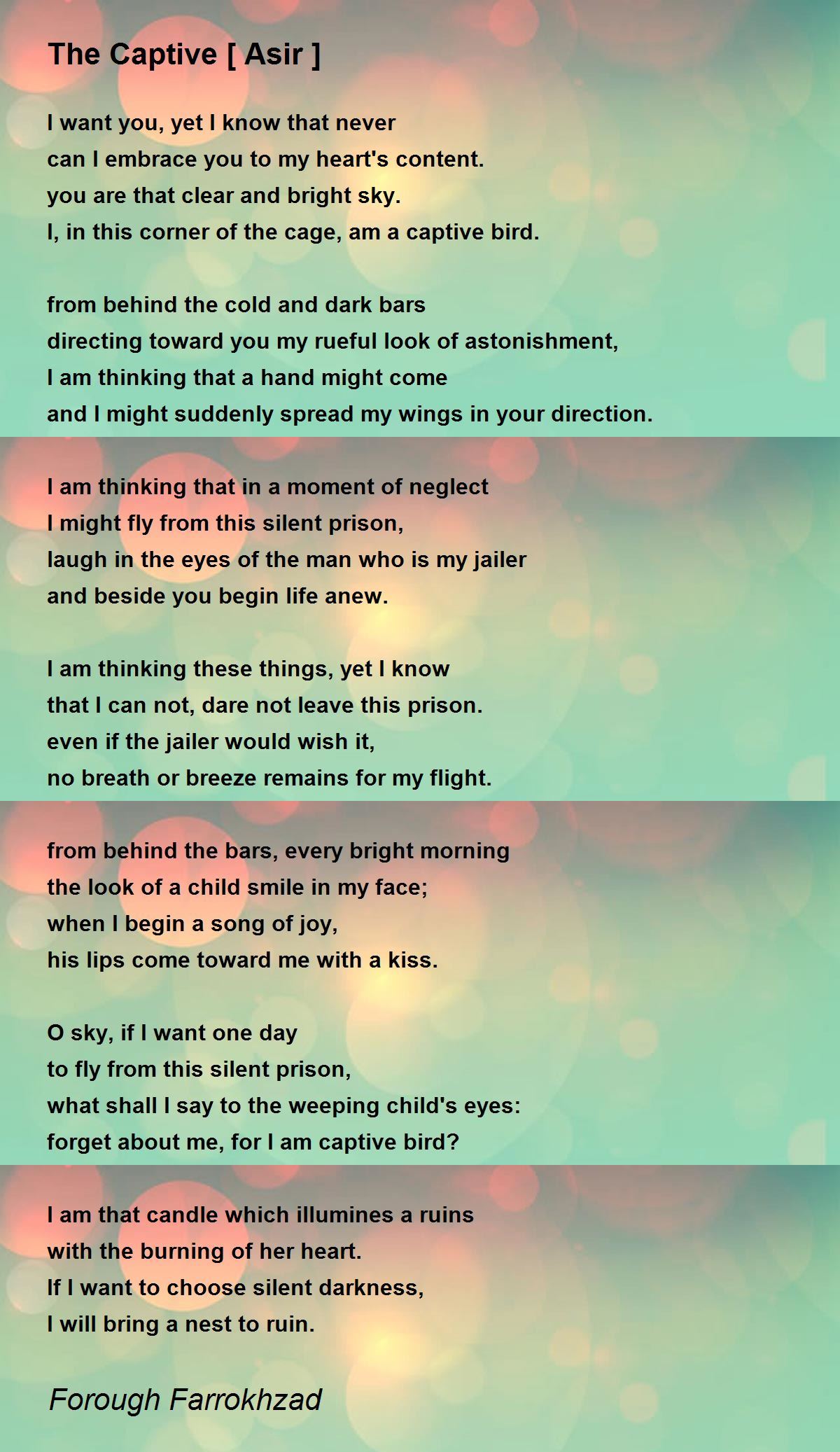 Forough Farrokhzad Quotes